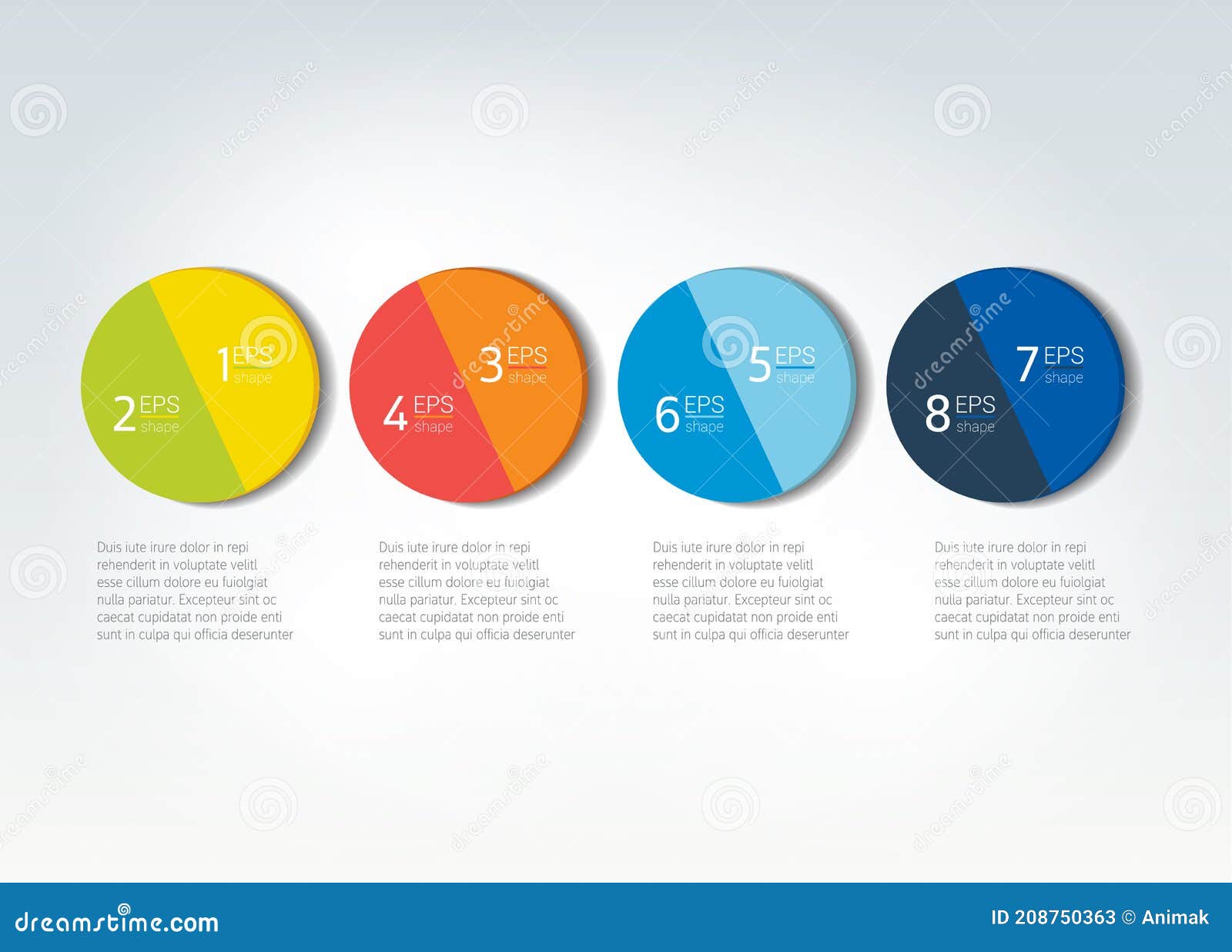 Template Diagram Graph Milestone Chart Presentation Infograph. 8 Step ...