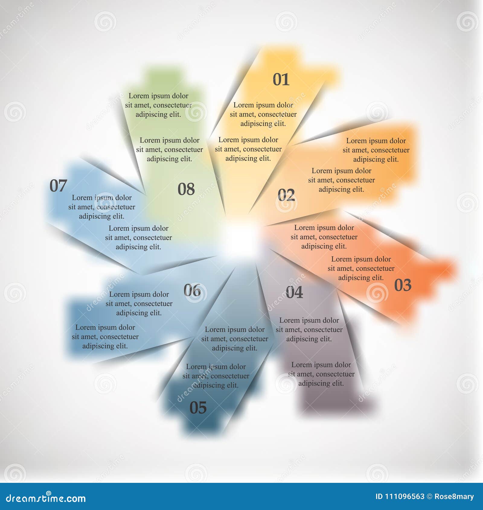 Template for presentation stock vector. Illustration of diagram - 111096563
