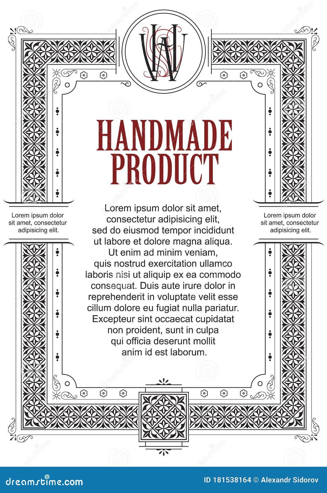 Template Diploma, Certificate, Advertisements or Invitations Stock ...