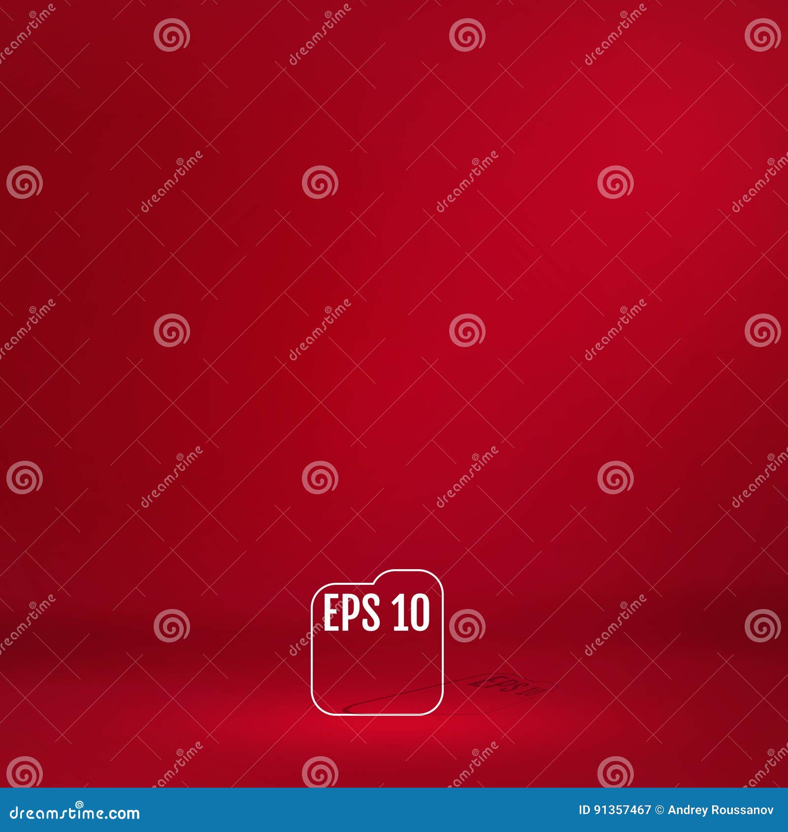 Template for Display or Montage of Product. Empty Red Stock Vector ...