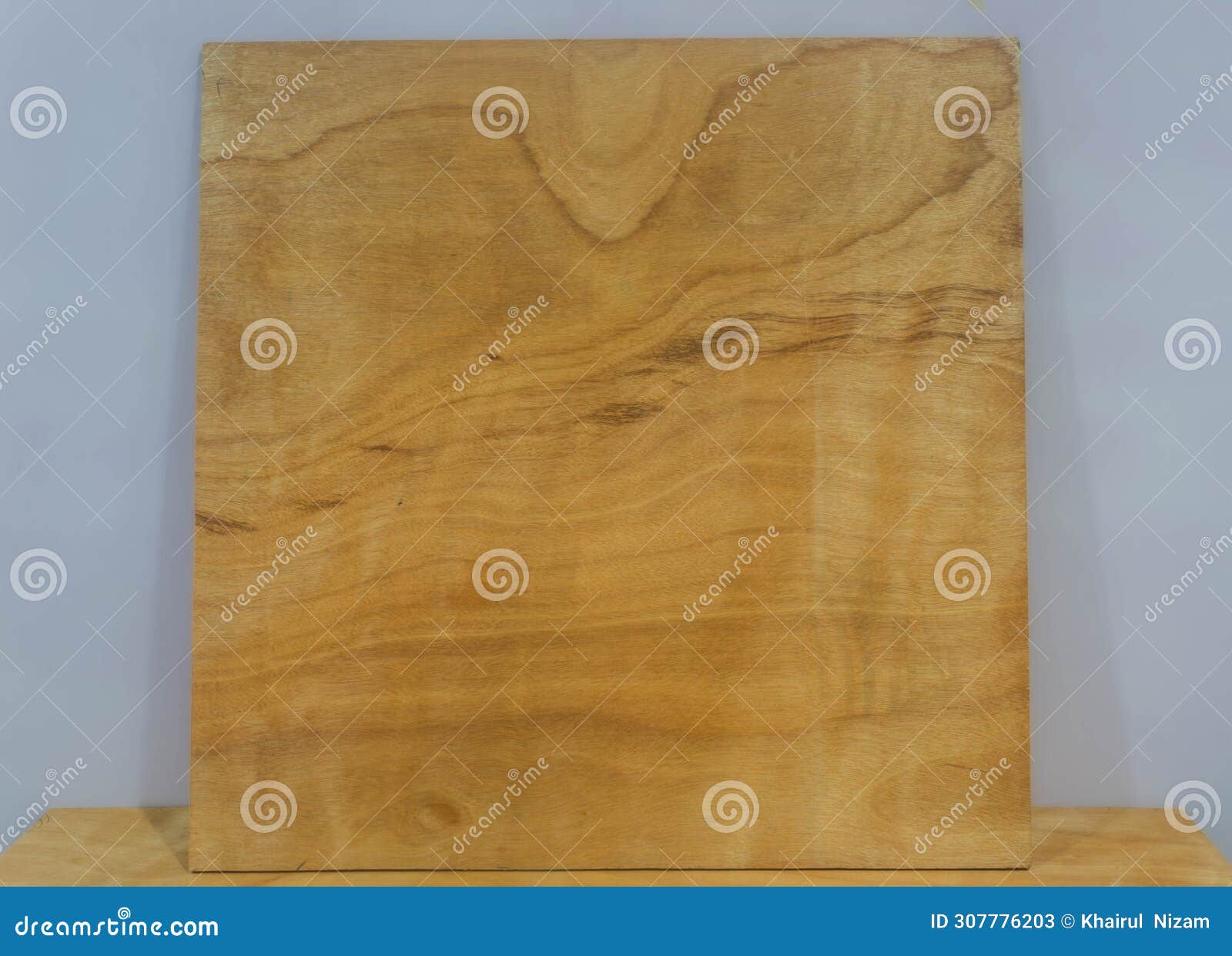 A Template Display on the Wood for Promotion Stock Image - Image of ...