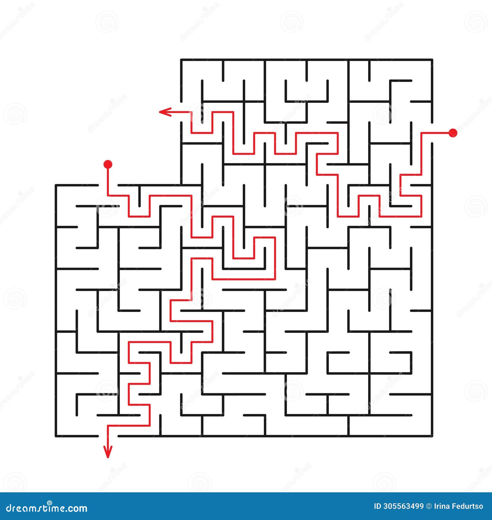 Template for an Educational Logical Game Labyrinth for Children with a ...