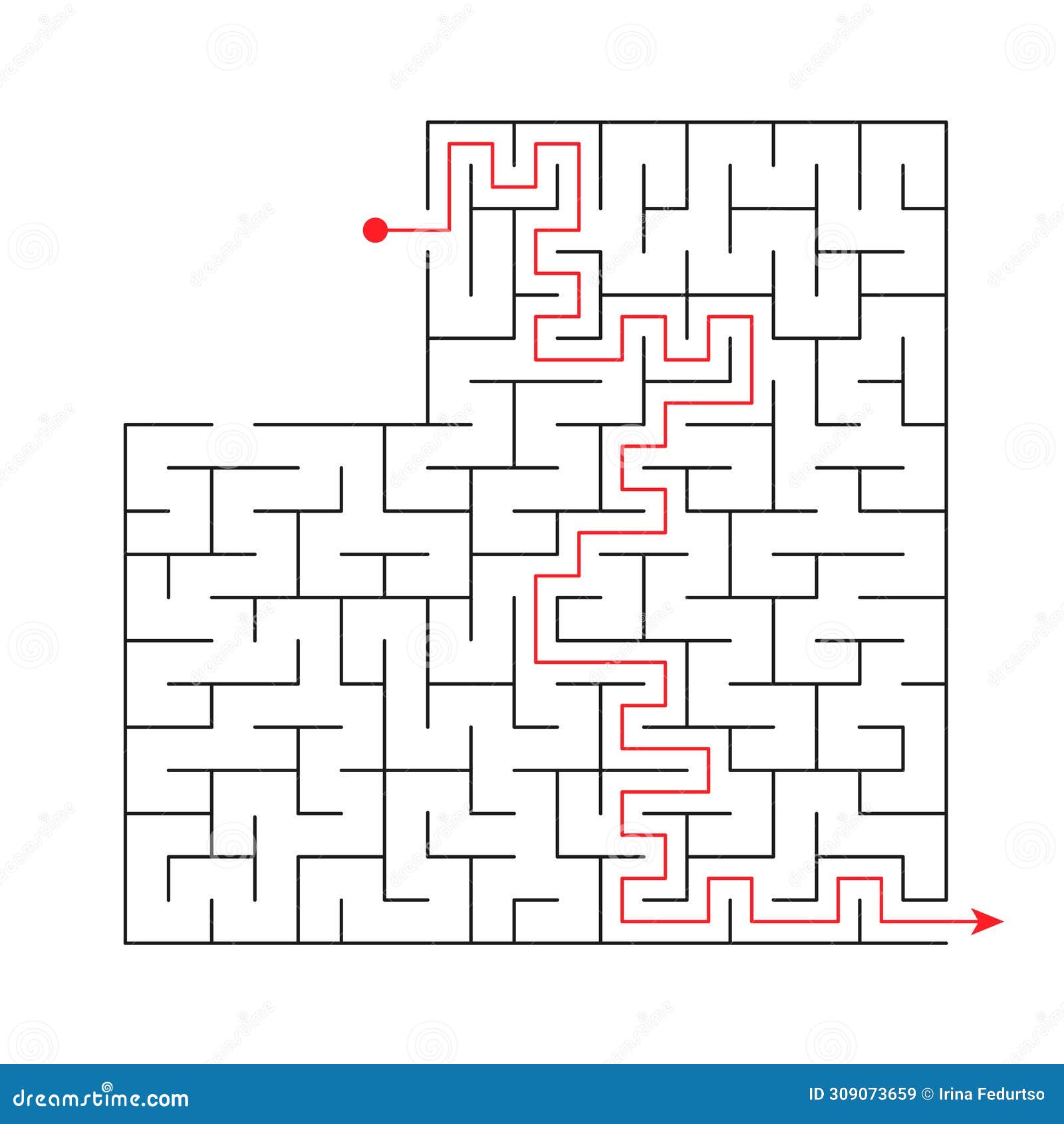 Template for an Educational Logical Game Labyrinth for Children with a ...