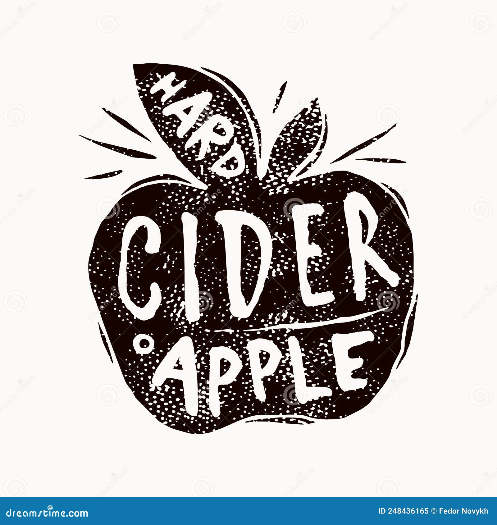 Template Emblem for Apple Cider Stock Vector - Illustration of ...