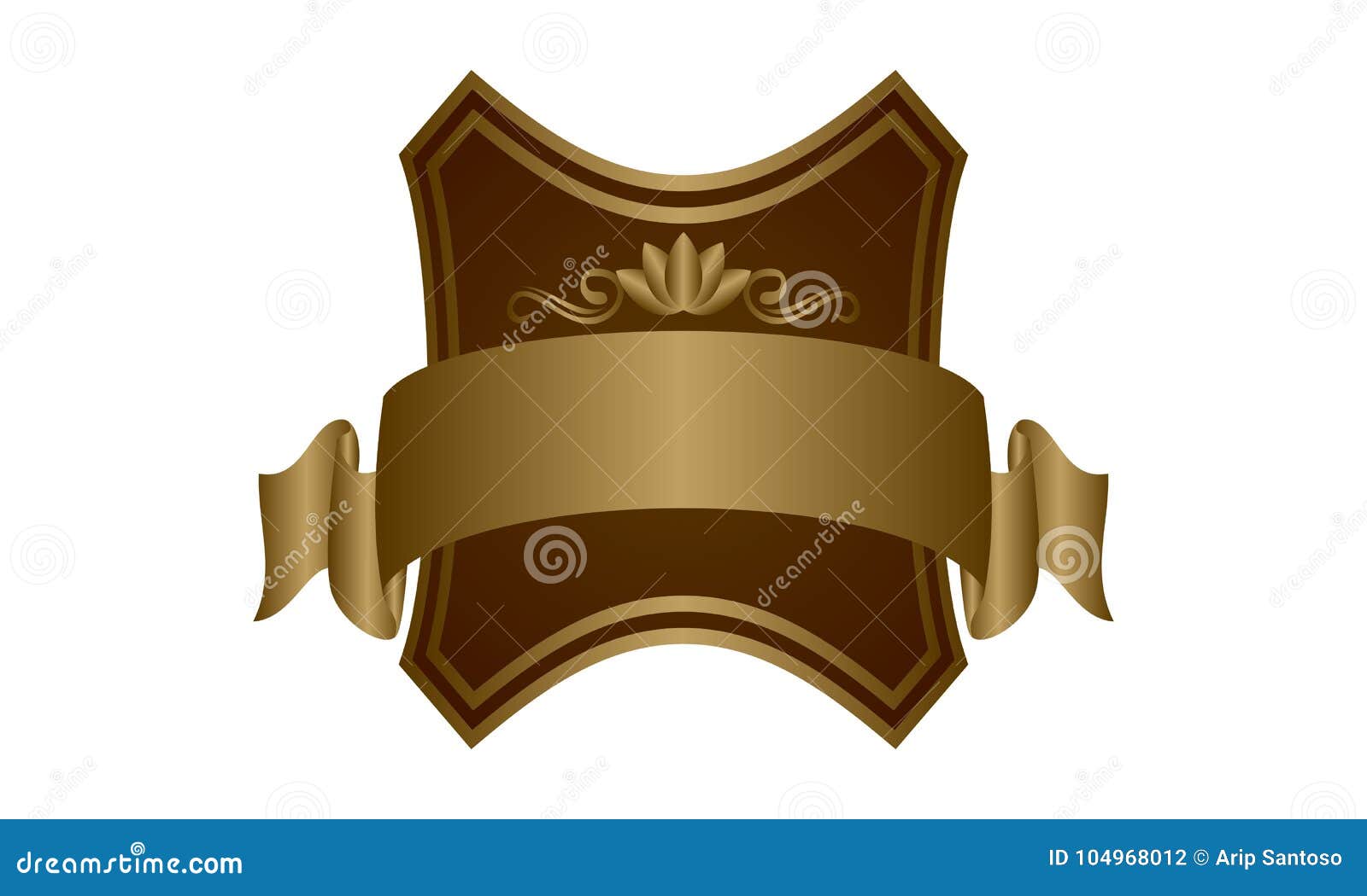 Template Emblem Blank stock vector. Illustration of advantage - 104968012