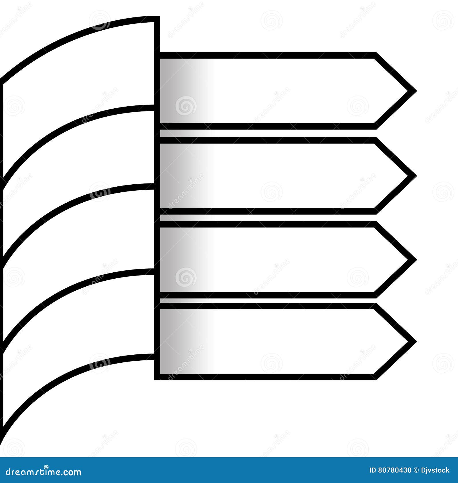 Template empty infographic stock vector. Illustration of graph - 80780430