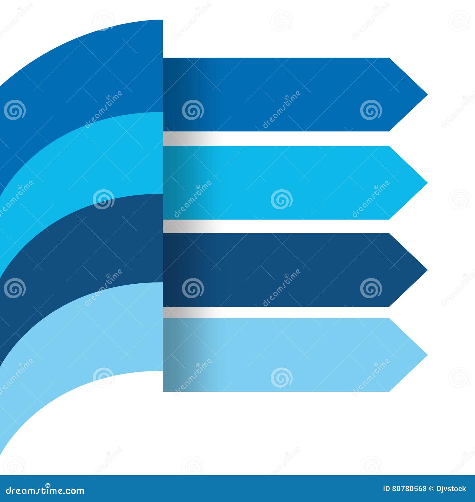 Template empty infographic stock vector. Illustration of internet ...