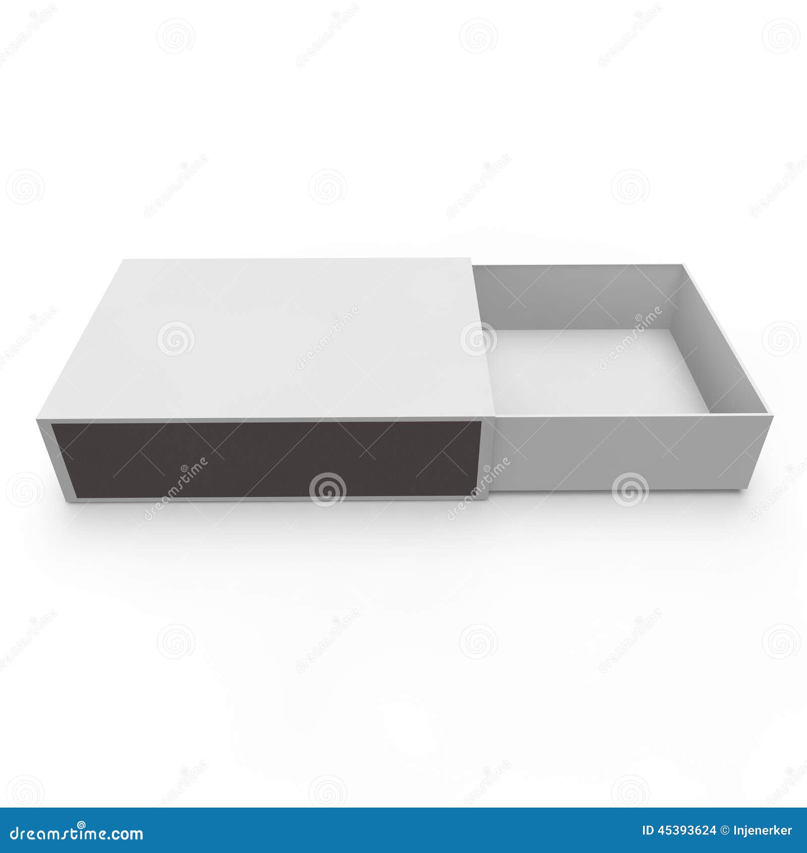 Template - empty matchbox stock illustration. Illustration of matches ...