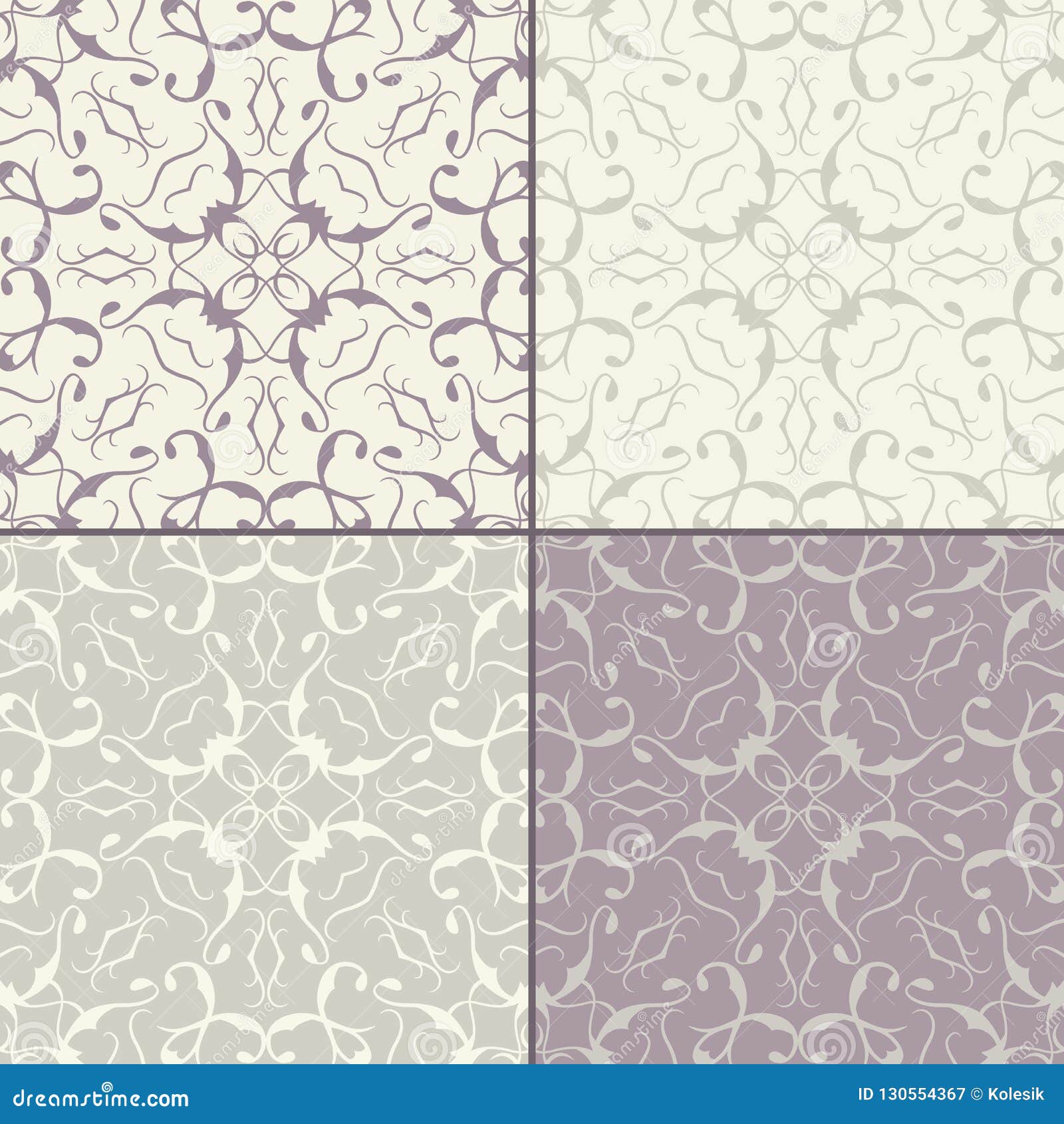 Template of Fabric Textures with Different Colors Stock Vector ...
