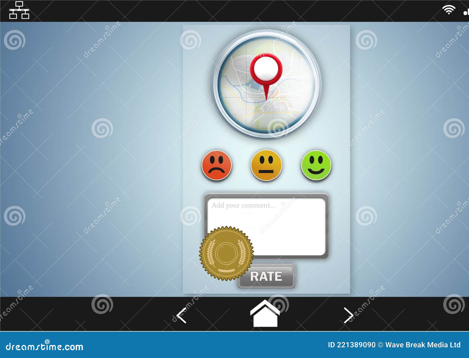 Template of Feedback Template with Different Emojis and Blank Text Box ...