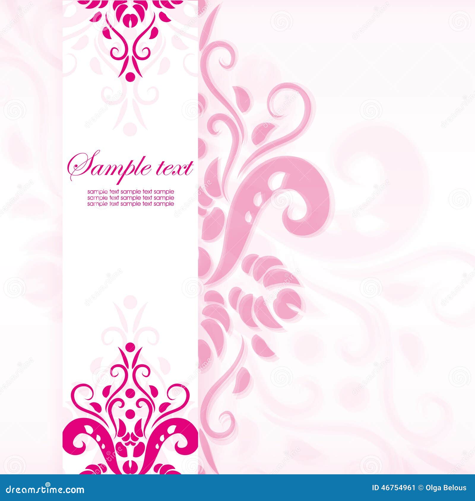 Template Frame. Abstract Background Stock Vector - Illustration of ...