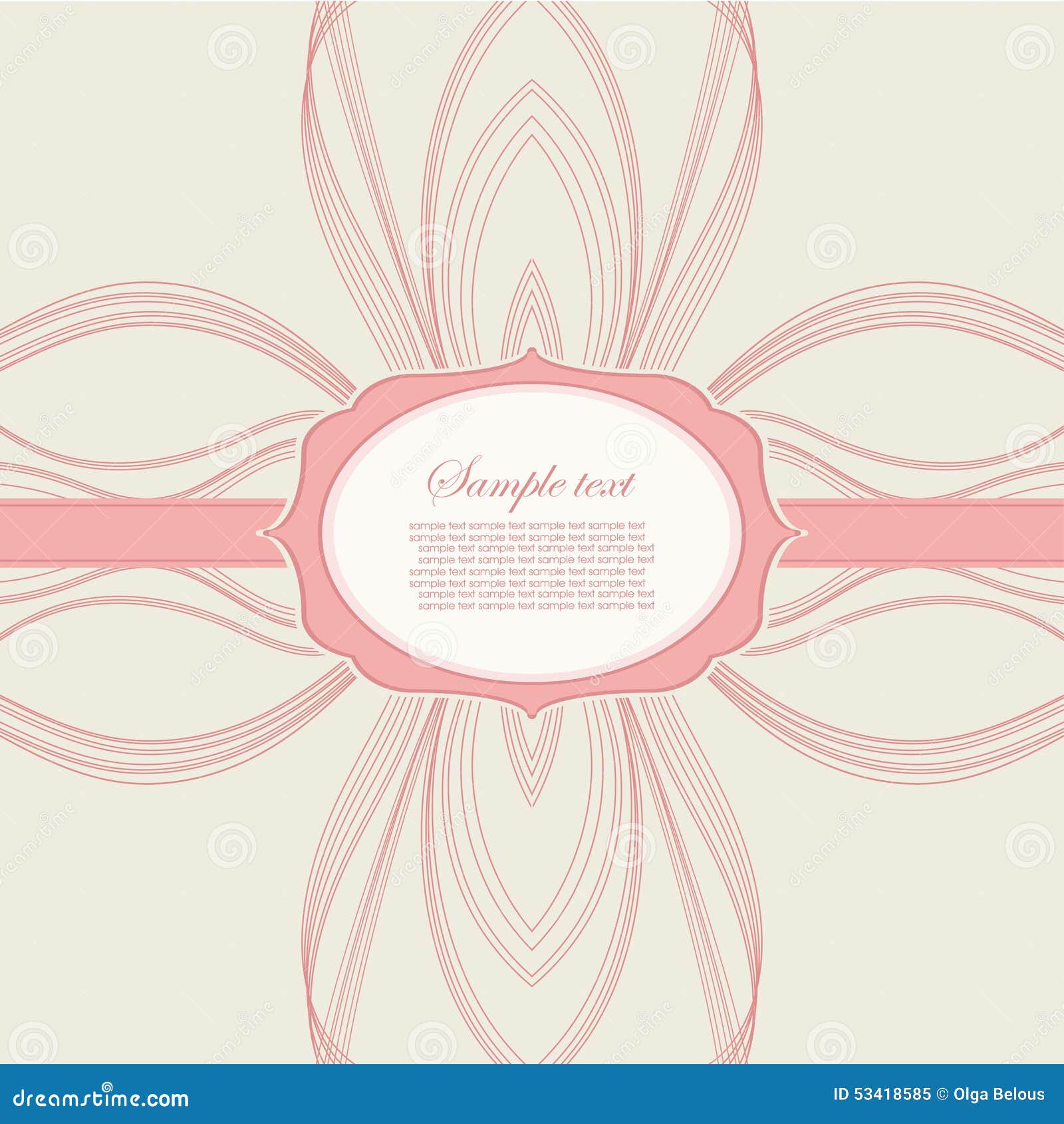 Template Frame. Abstract Background Stock Illustration - Illustration ...