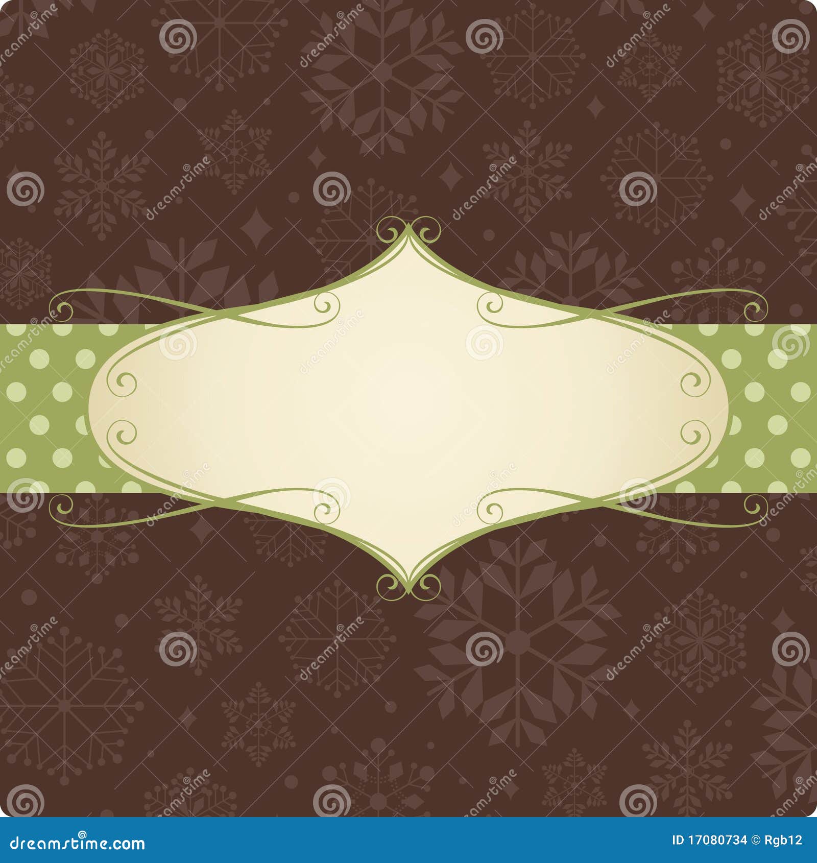 Template Frame Design for Card Stock Vector - Illustration of card ...