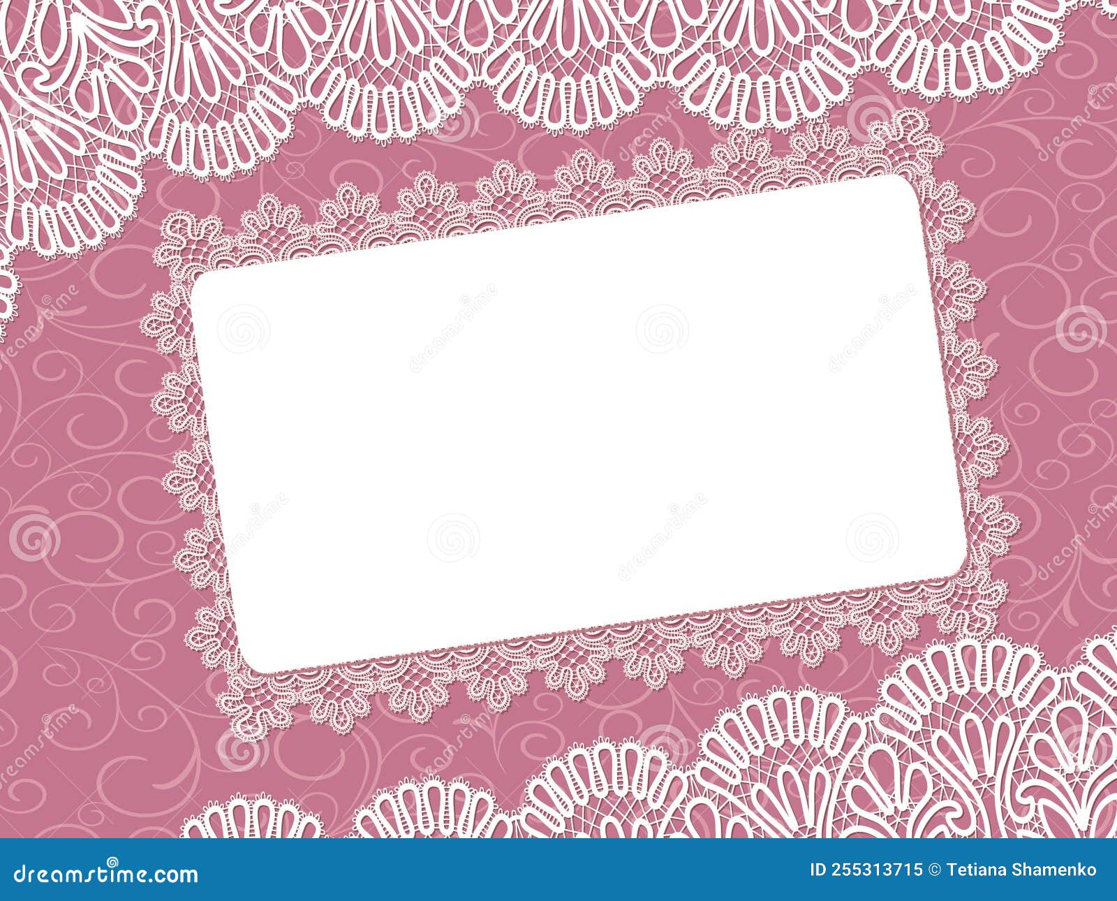 Template Frame Design for Card Stock Vector - Illustration of greeting ...