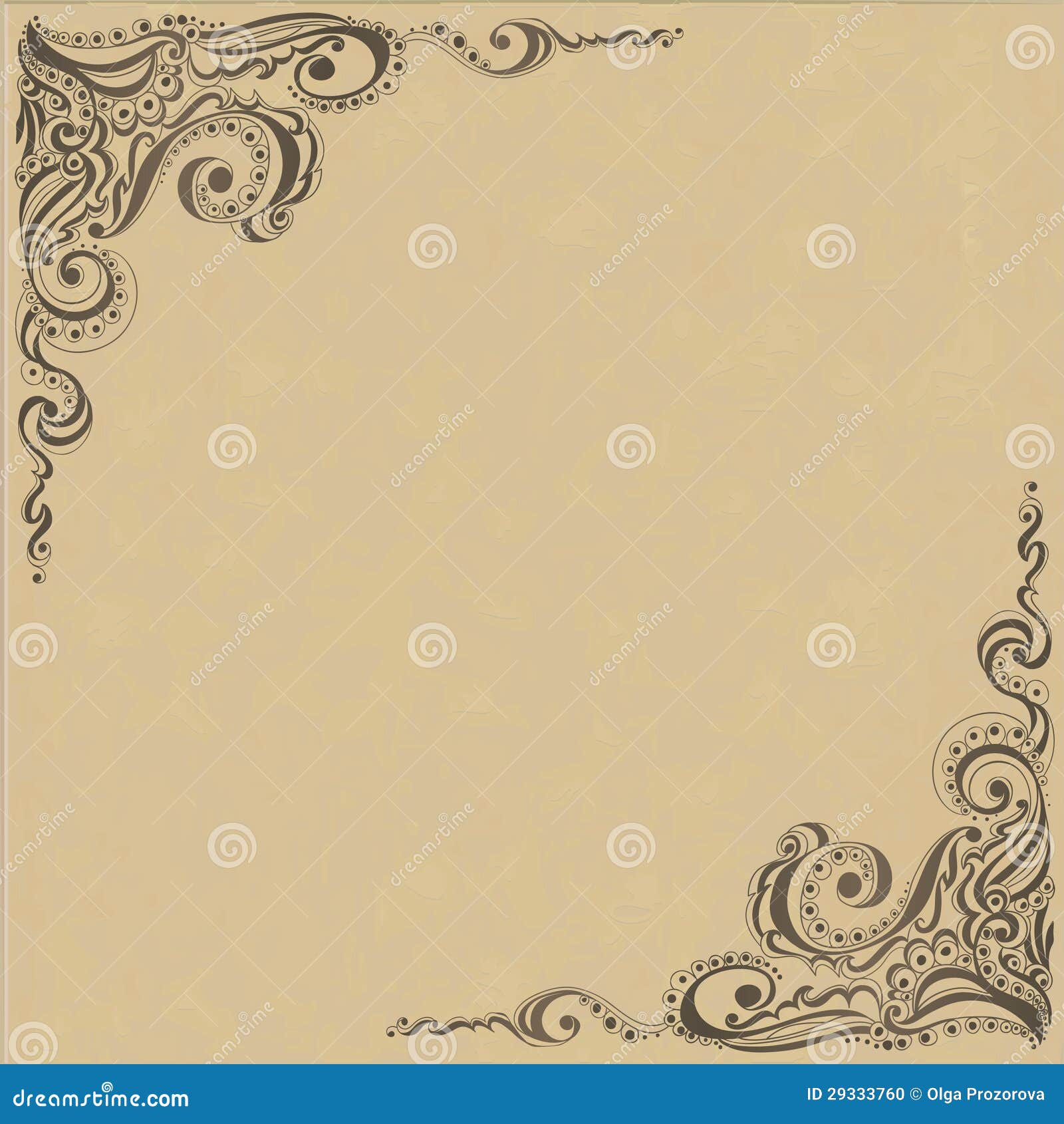 Template Frame Design for Card Stock Vector - Illustration of ...