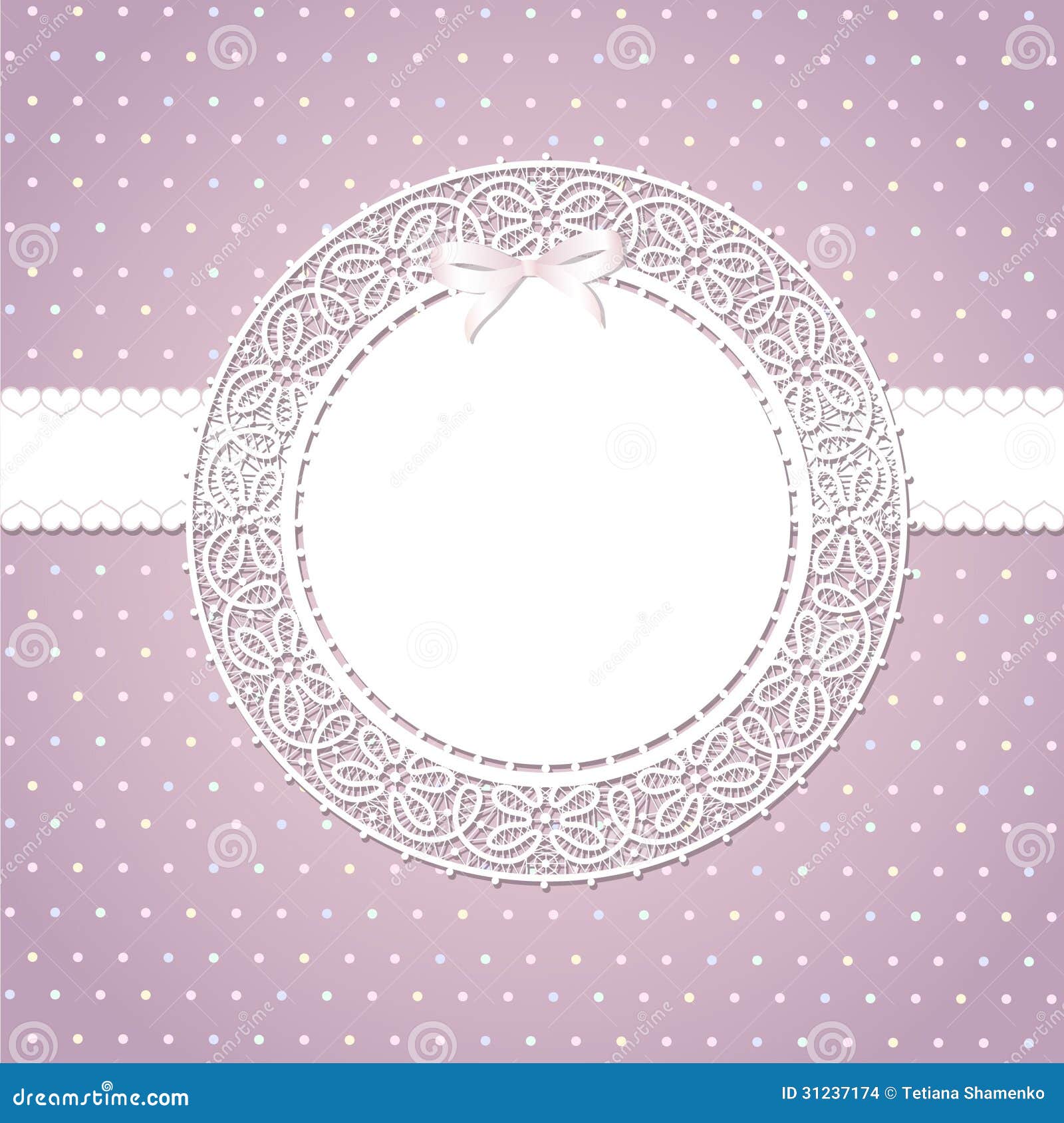 Template Frame Design for Card Stock Vector - Illustration of element ...
