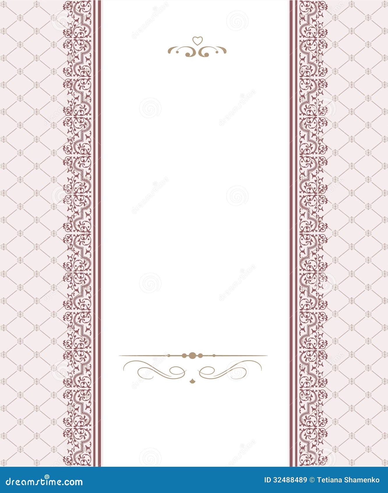 Template Frame Design for Card Stock Vector - Illustration of holiday ...