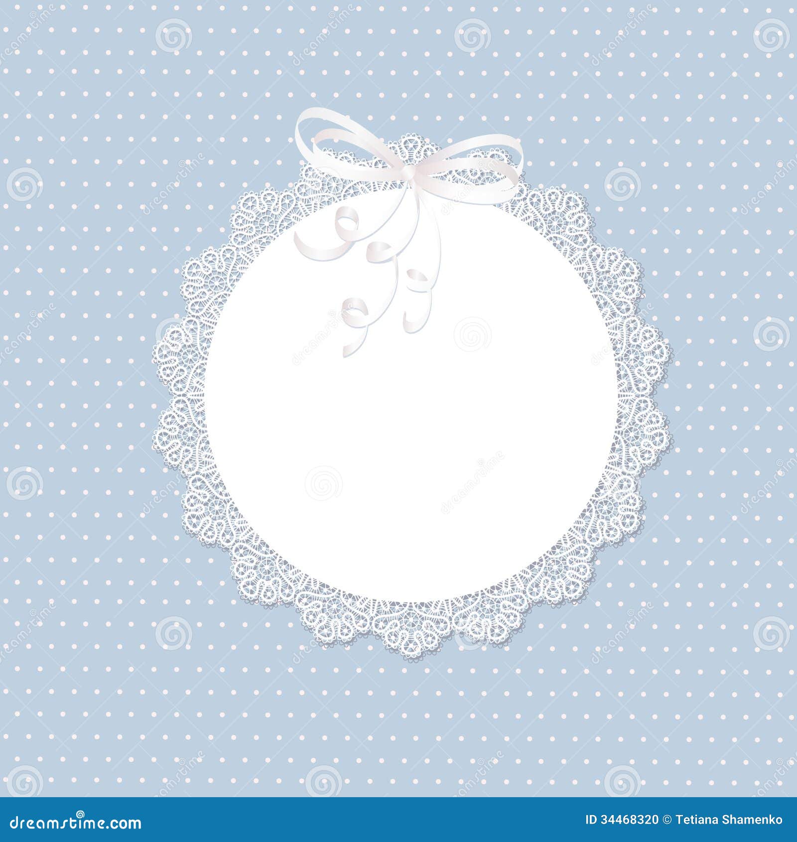 Template Frame Design for Card Stock Vector - Illustration of lovely ...