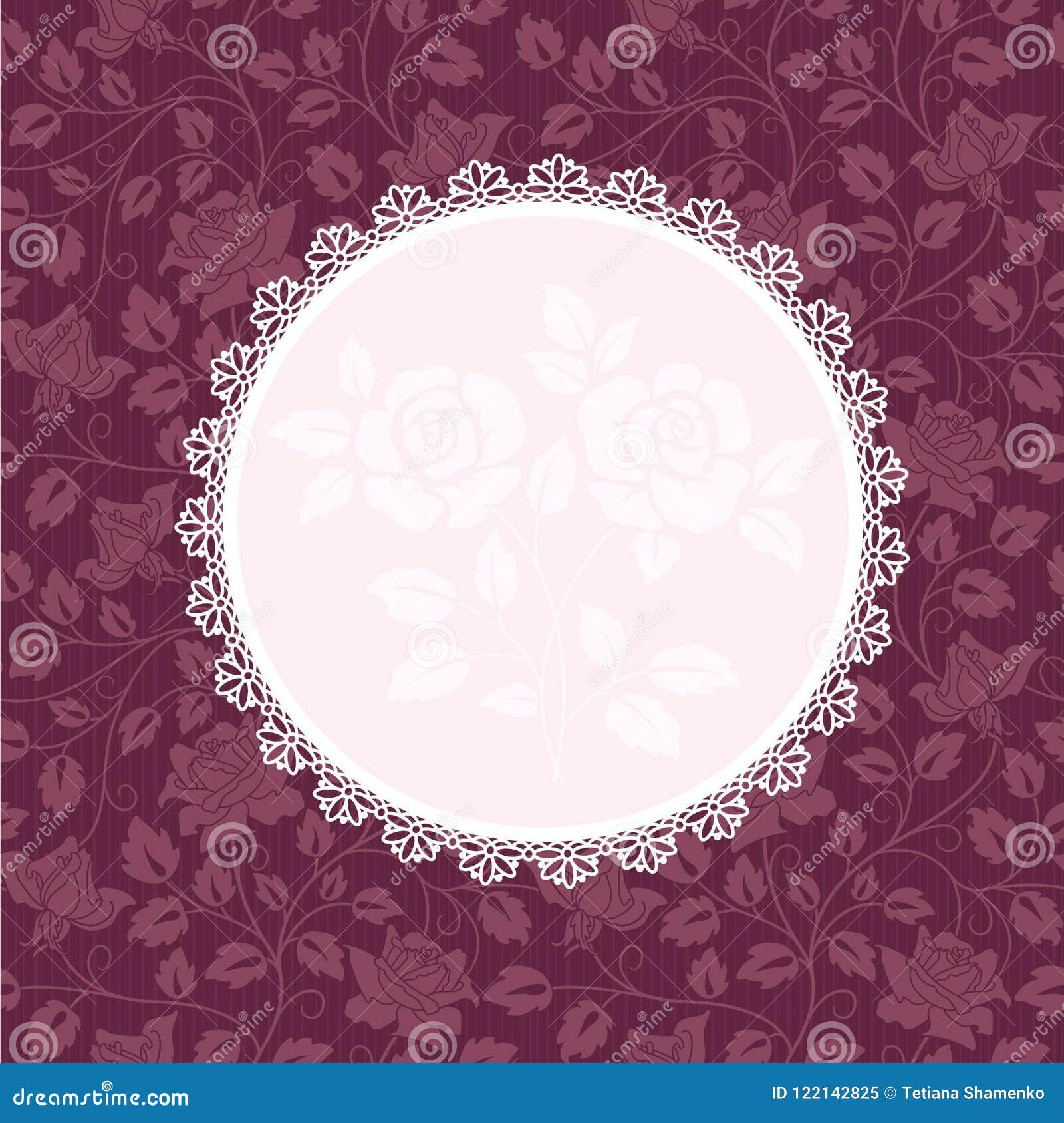 Template Frame Design for Card Stock Vector - Illustration of greeting ...