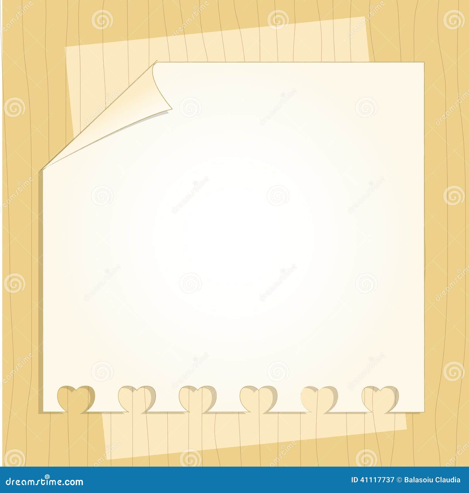 Template Frame Design for Greeting Card Stock Vector - Illustration of ...