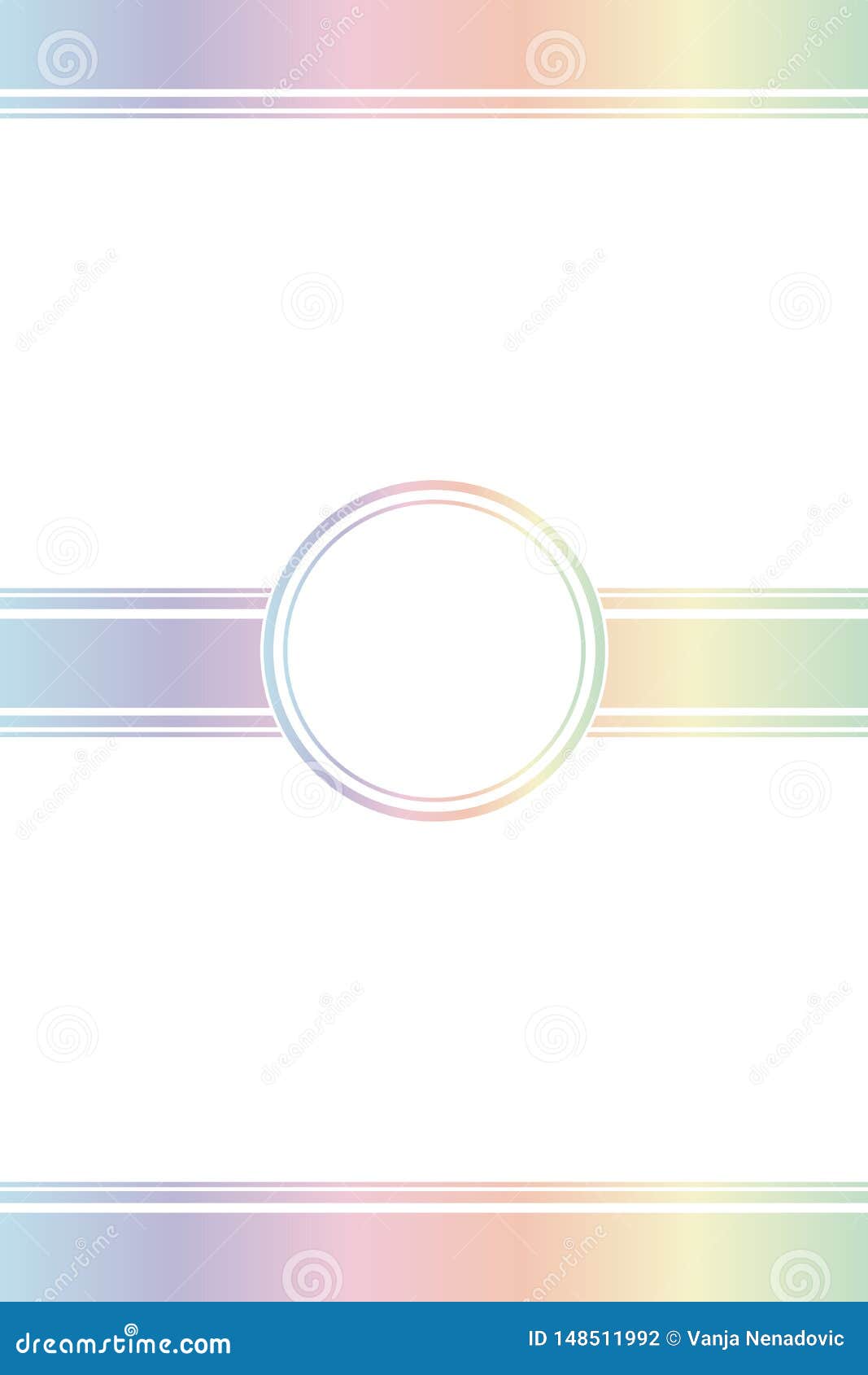 Template Front Page Vector Illustration Stock Vector - Illustration of ...