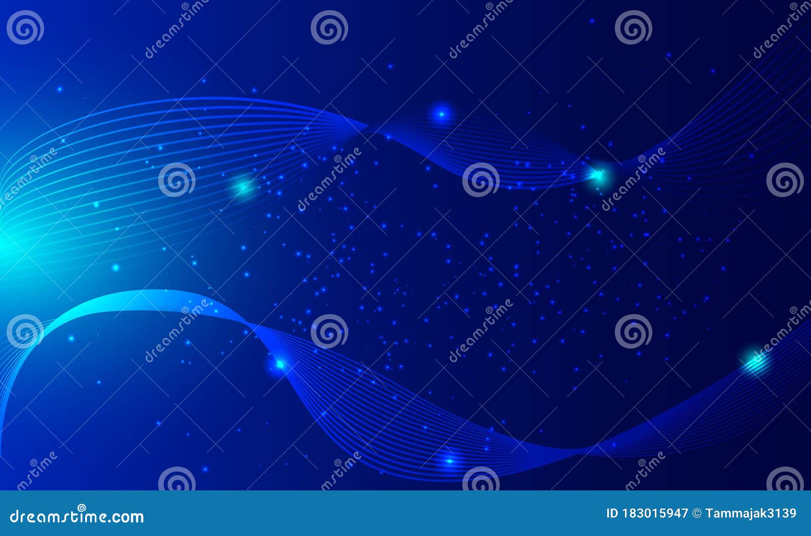 Template of Future Connection Technology with Abstract Line and Dot ...