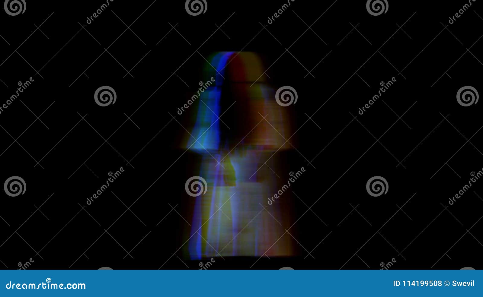 Template of the Ghost of a Ghost. Fast Interference. Stock Photo ...