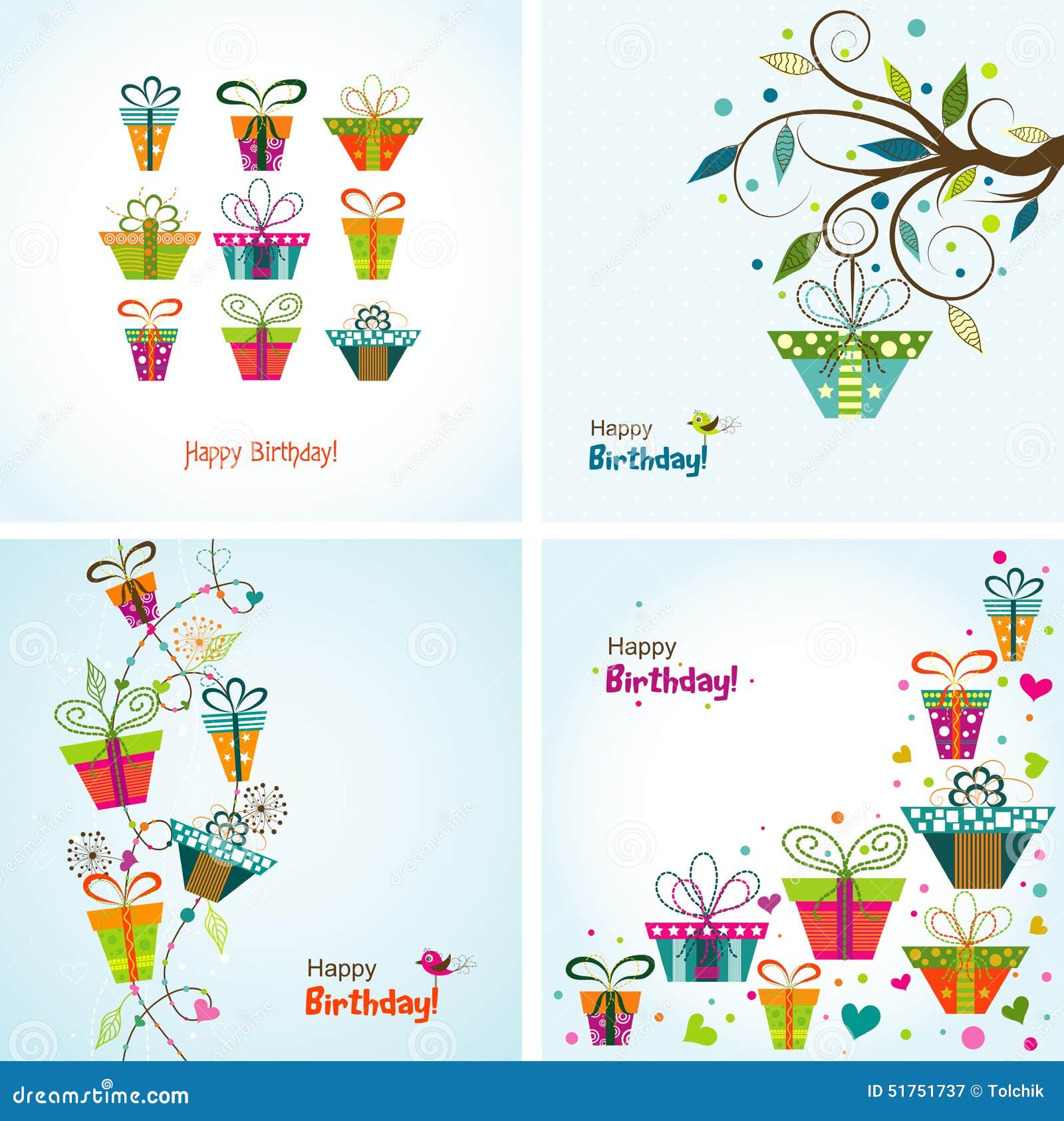 Template Greeting Card, Vector Stock Vector - Illustration of ...