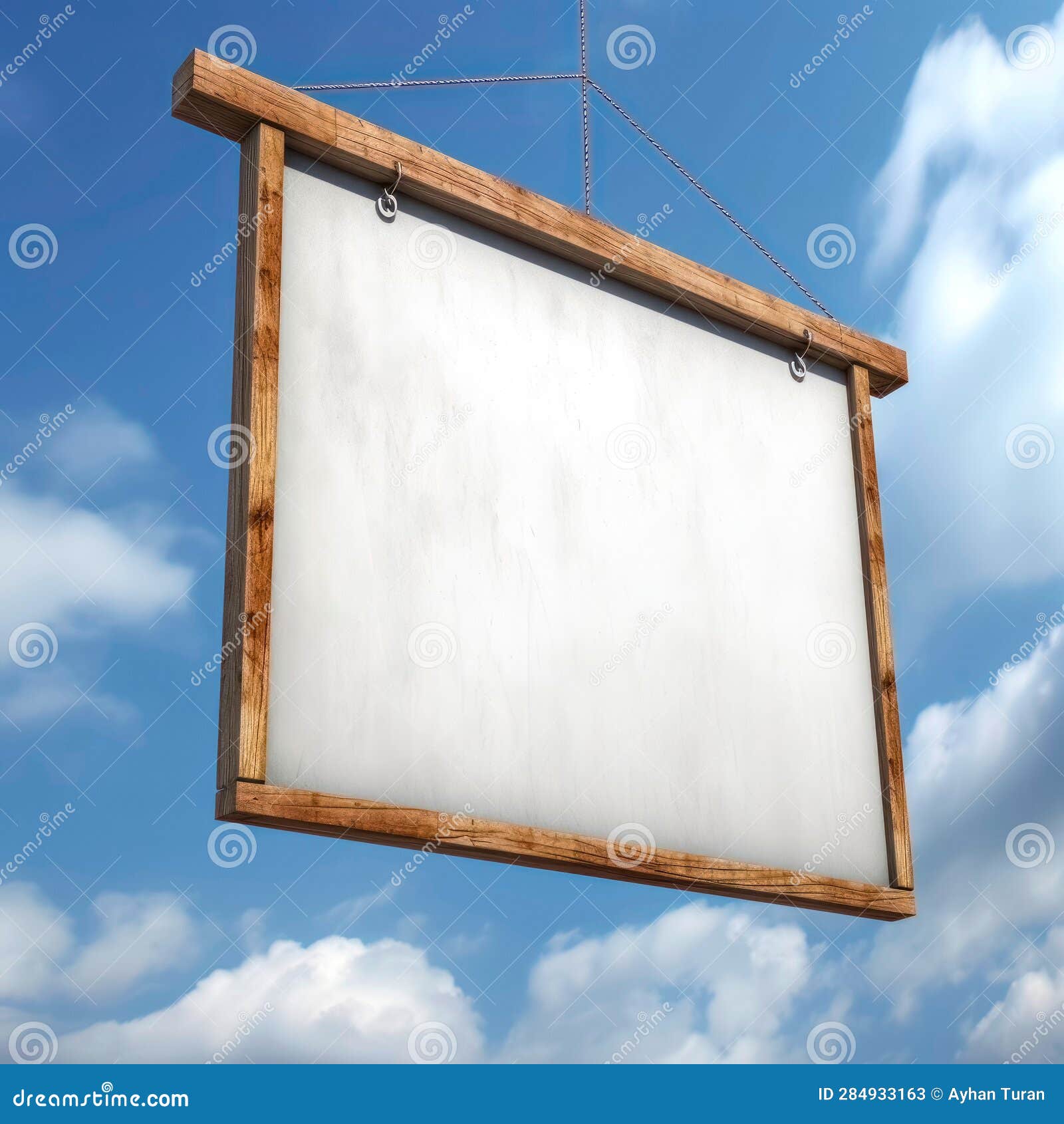 Template , Hanging Sign Board Stock Illustration - Illustration of ...