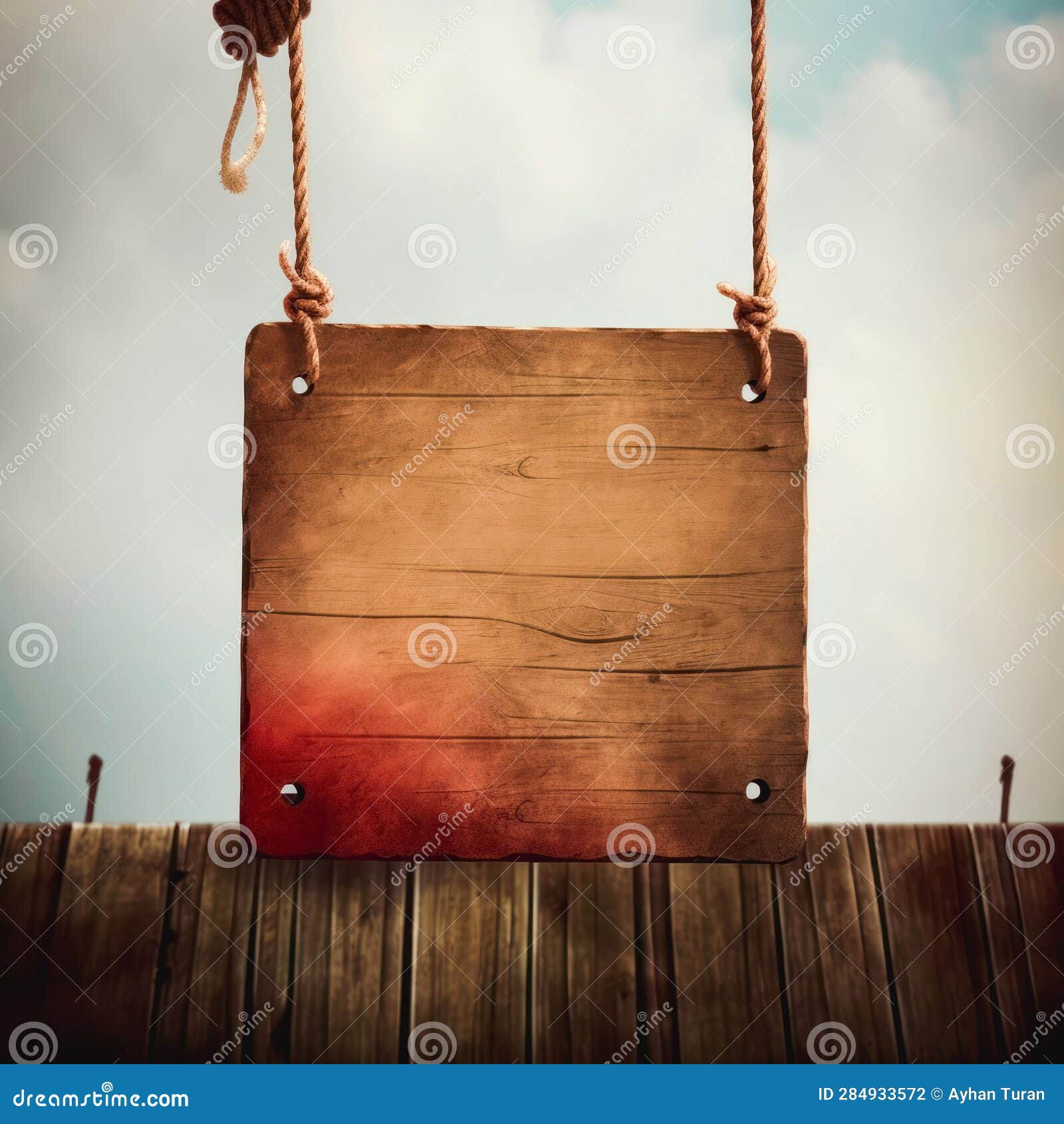 Template , Hanging Sign Board Stock Illustration - Illustration of ...