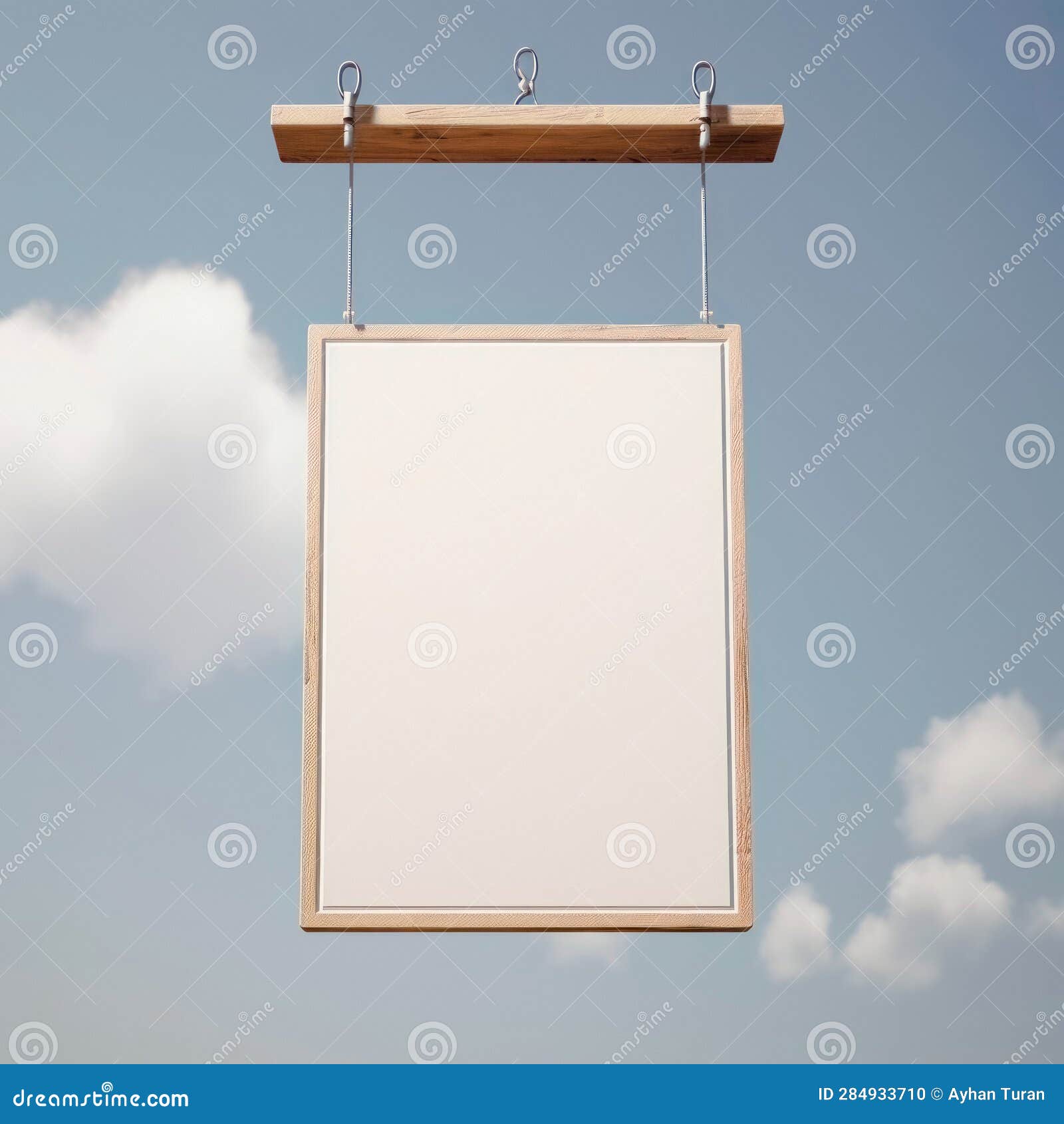 Template , Hanging Sign Board Stock Illustration - Illustration of ...