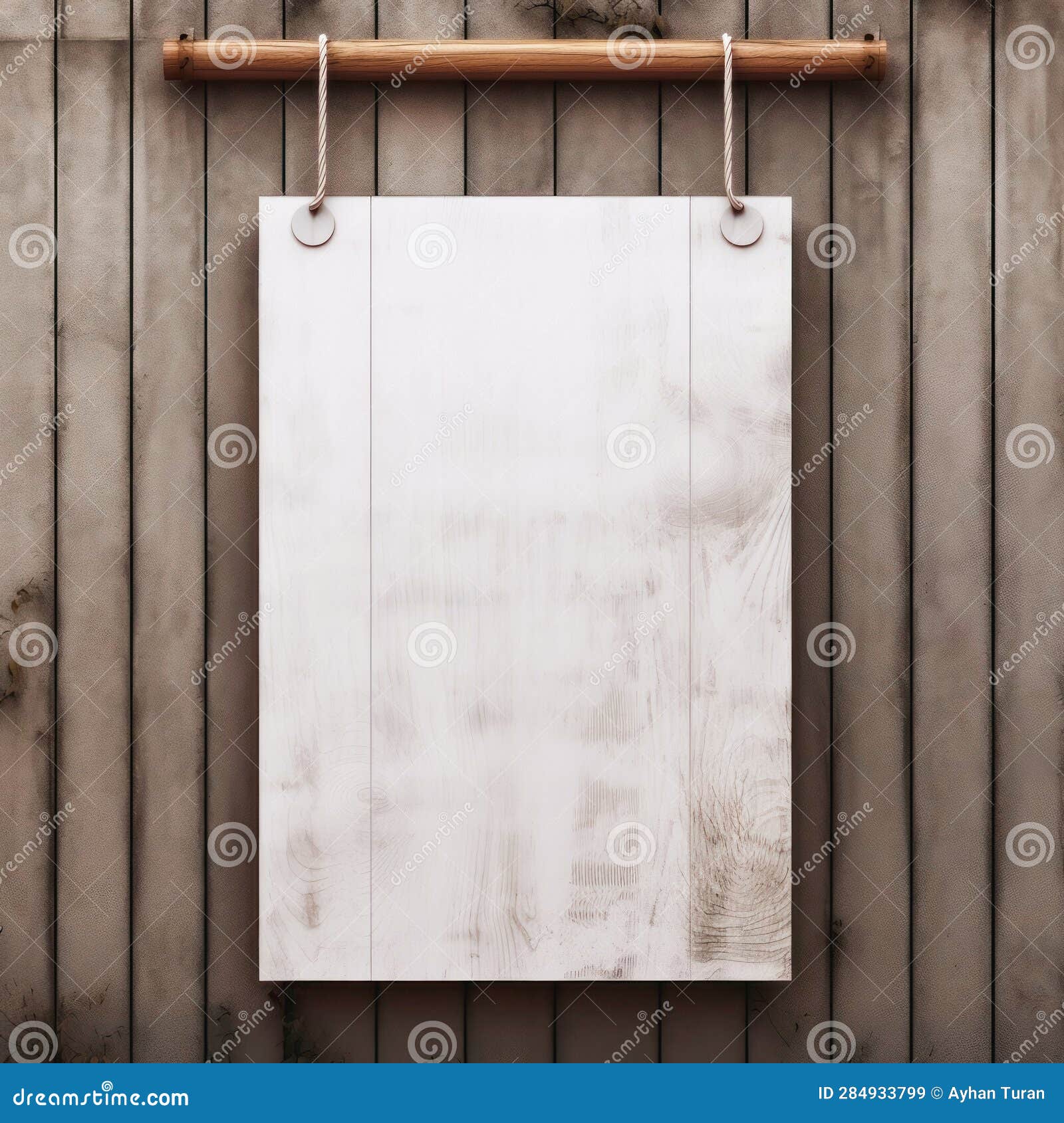 Template , Hanging Sign Board Stock Illustration - Illustration of wood ...