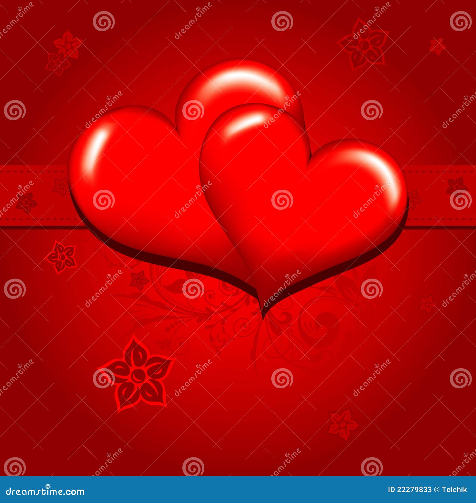 Template Heart Greeting Card Stock Vector - Illustration of heart ...