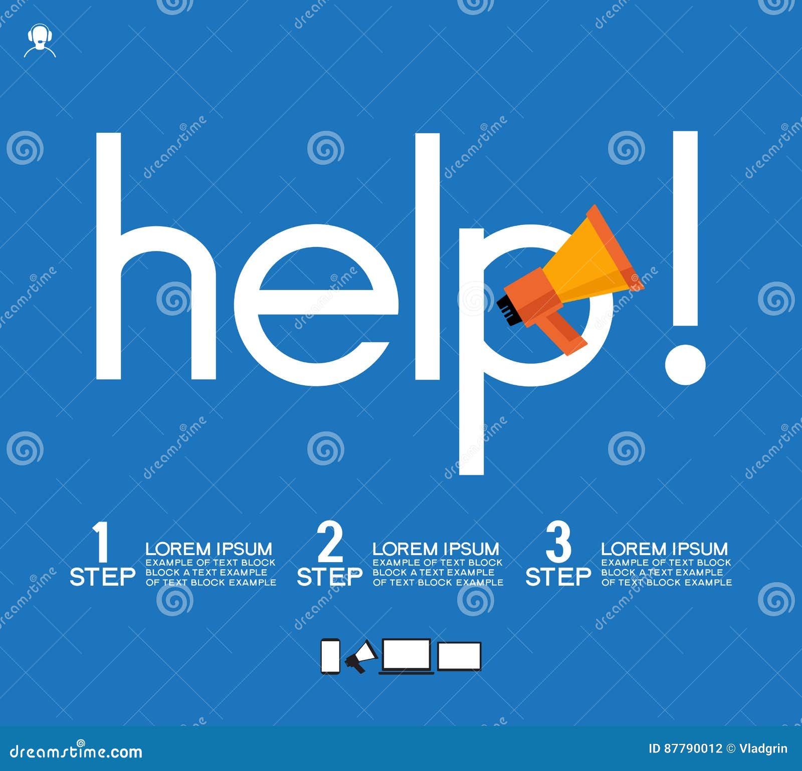 Template help background stock vector. Illustration of infographics ...