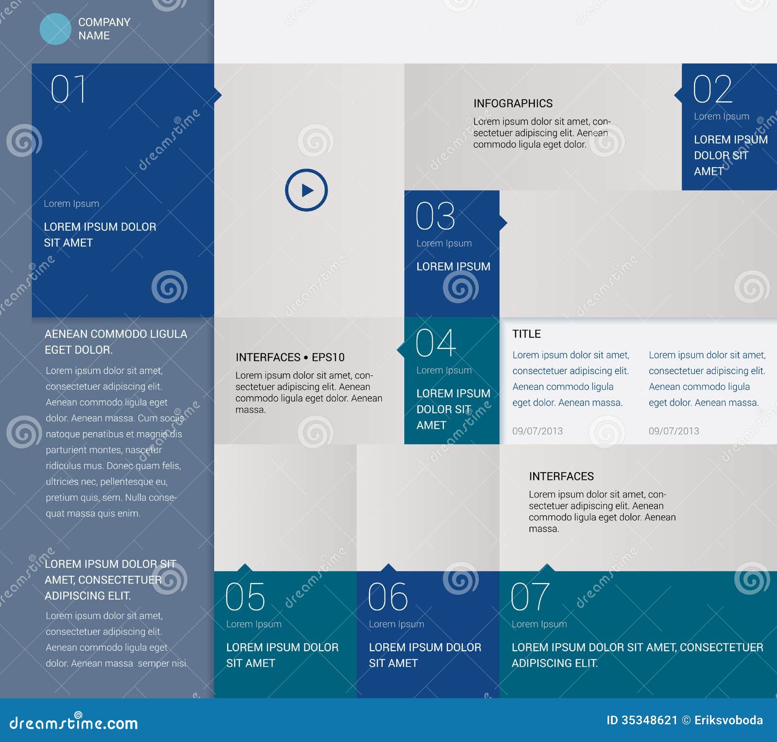 Template for Infographics, Metro Style. Stock Vector - Illustration of ...