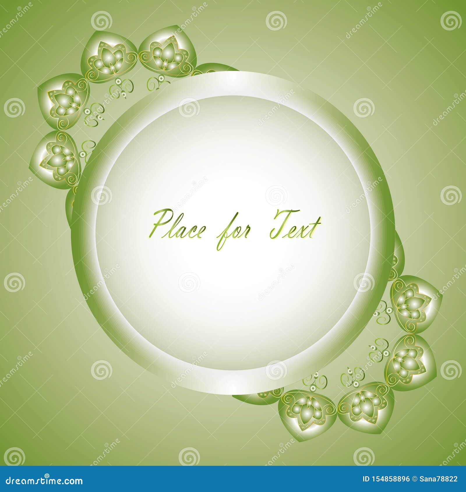 Template for Invitation. for Registration Cards for the Holiday. Vector ...