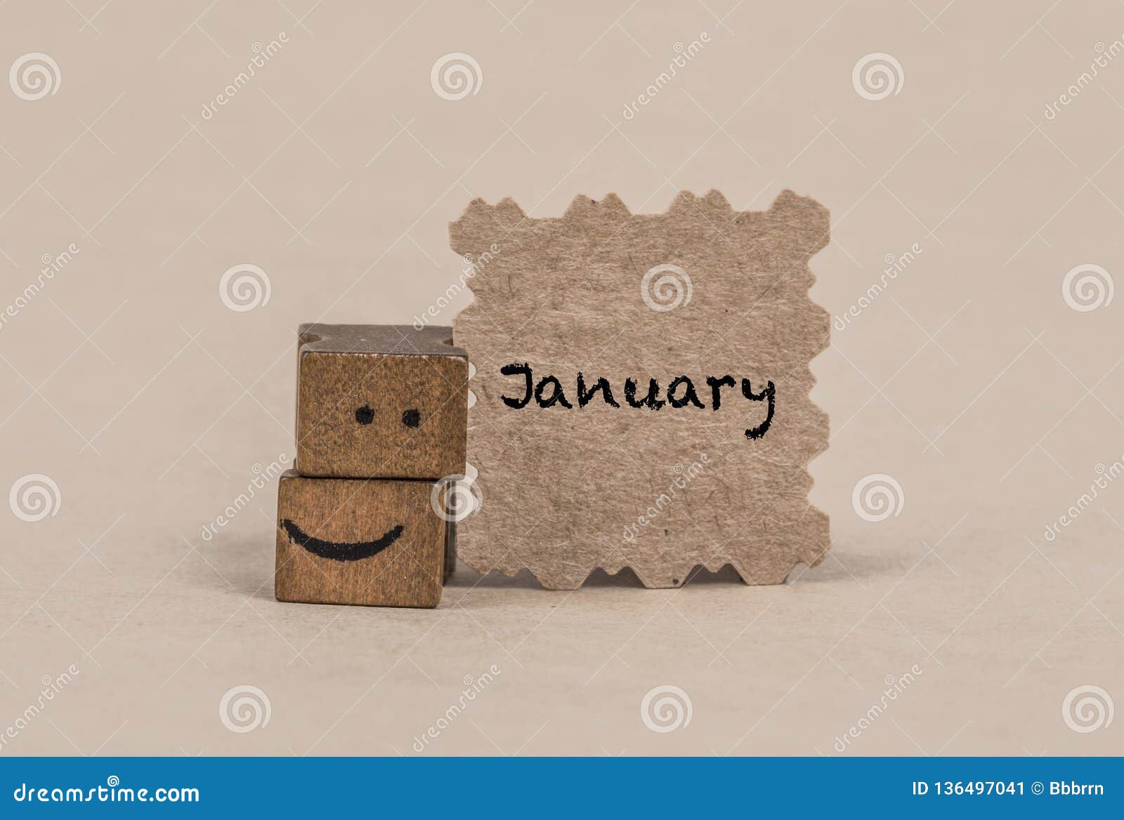 Template for January with a Smiley Icon Stock Image - Image of face ...