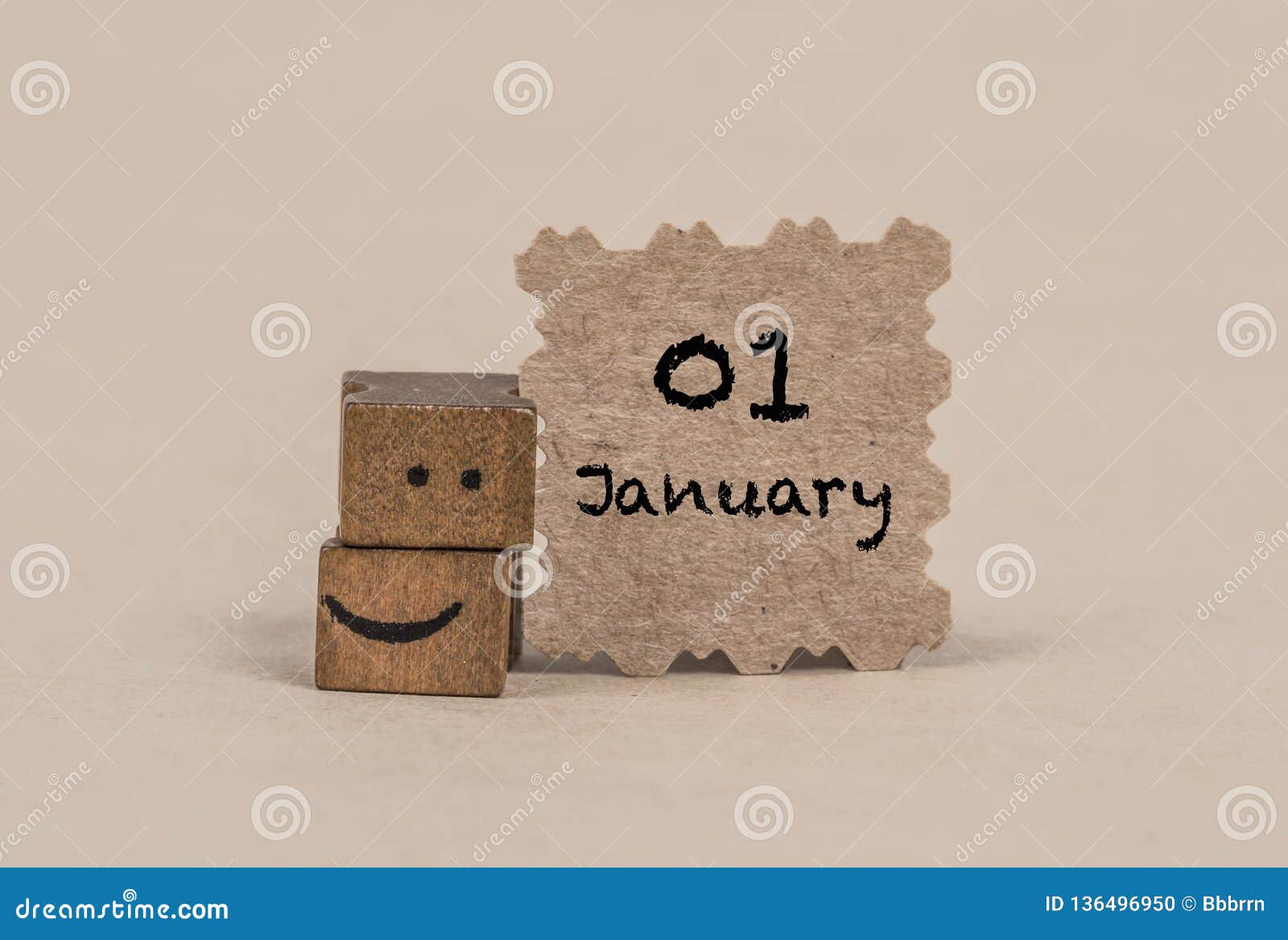 Template for January 1st with a Smiley Icon Stock Photo - Image of sign ...