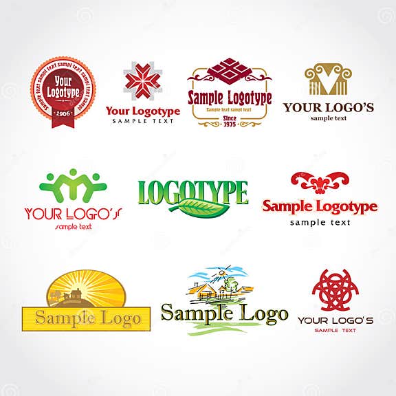 Template logo stock vector. Illustration of color, corporate - 6522610