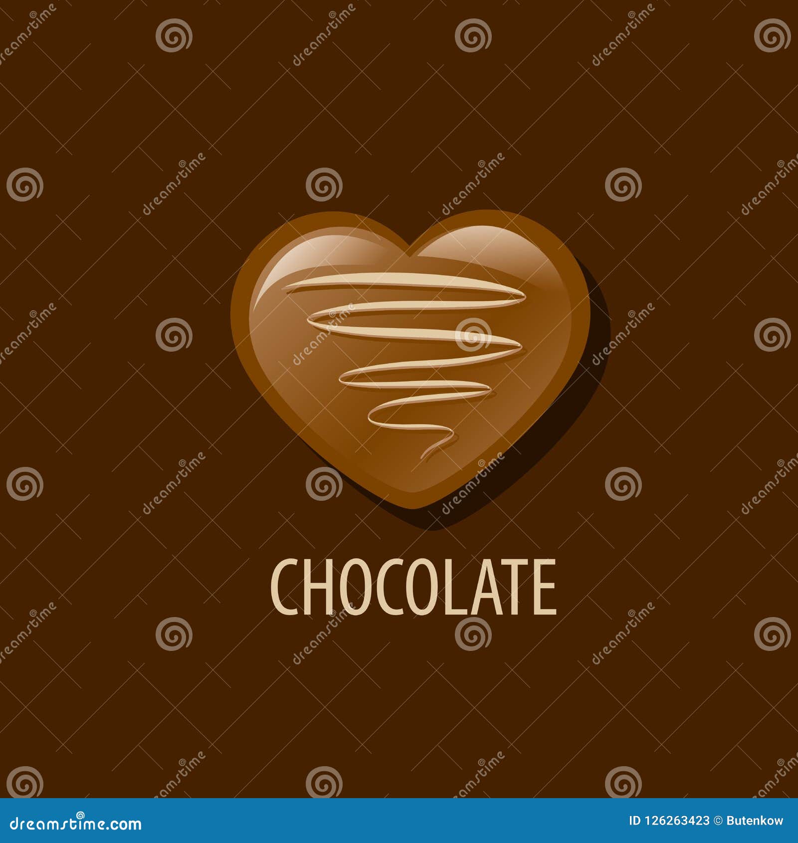 Vector logo chocolate stock vector. Illustration of drops - 126263423