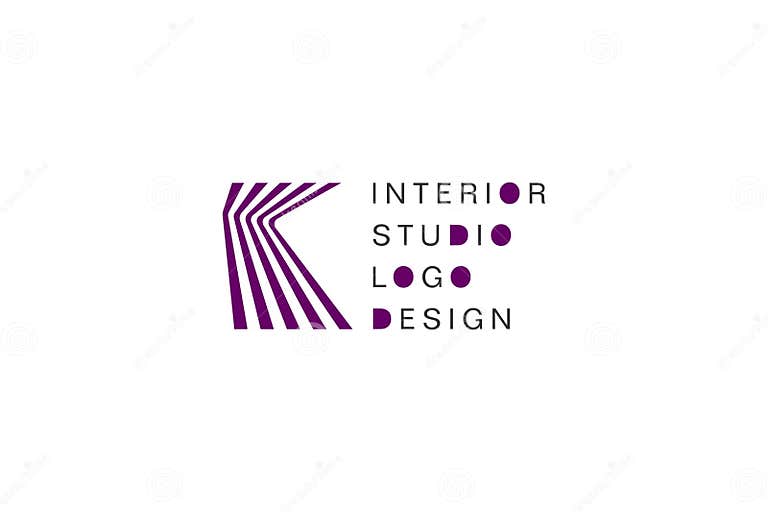 Template Logo Design Solution for Interior Studio Stock Vector ...