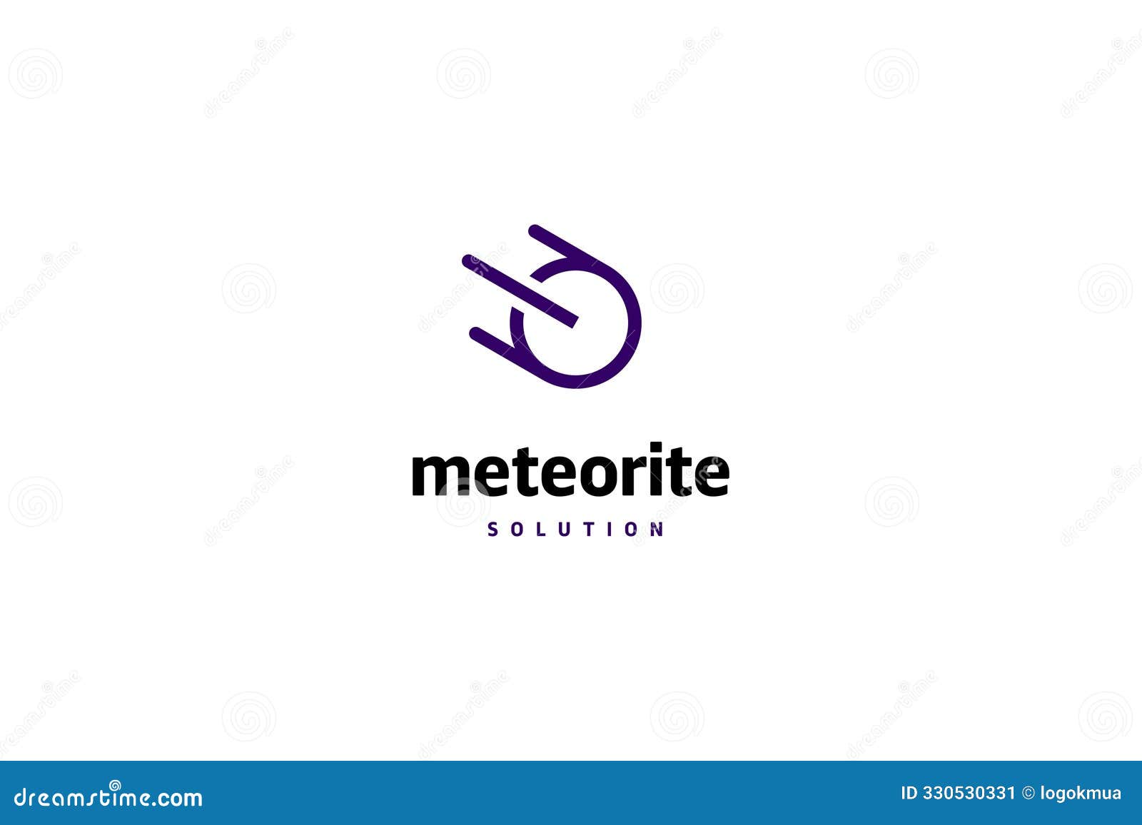 Meteorite Template Logo Design Stock Vector - Illustration of cliche ...