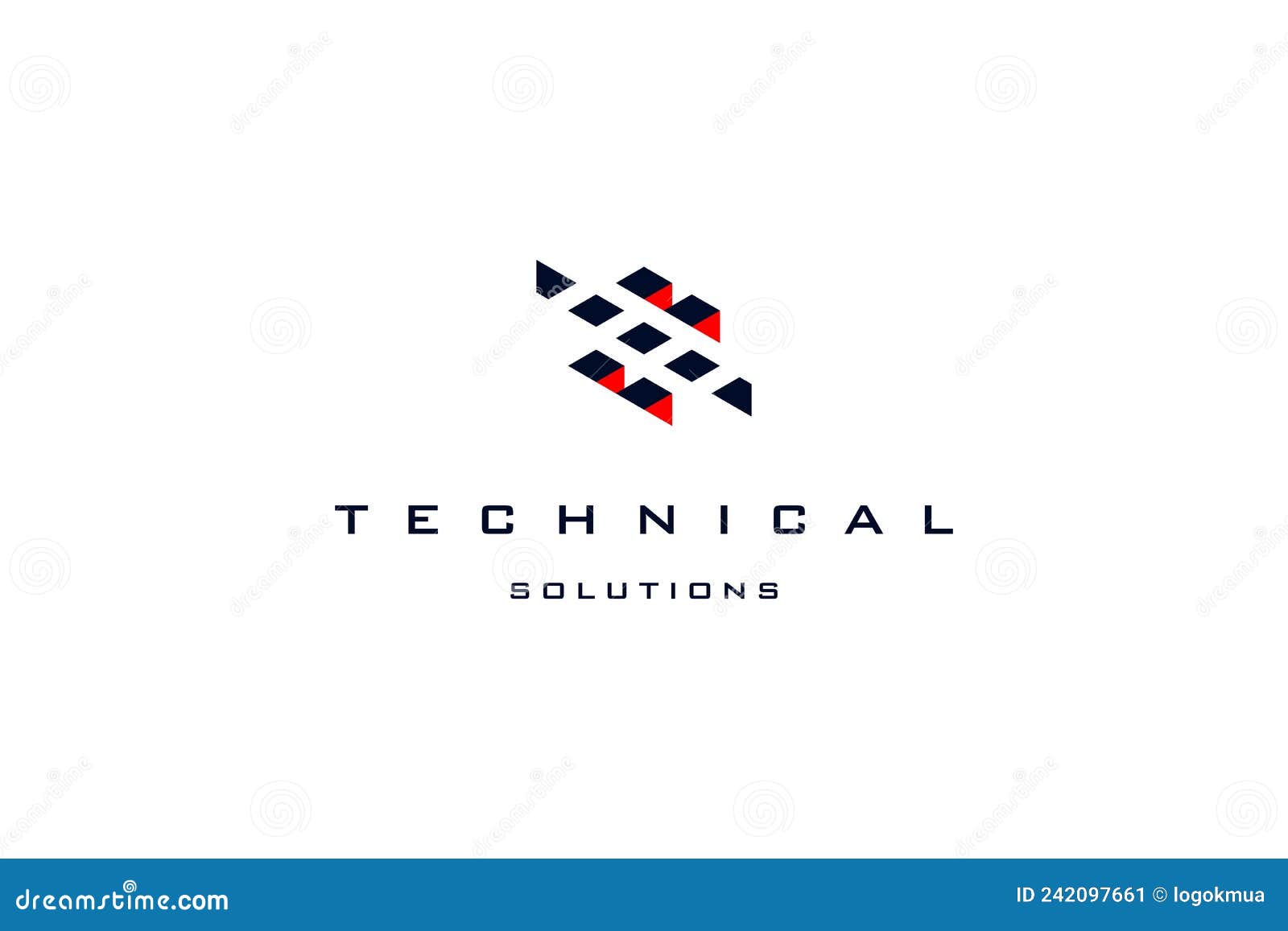 Template Logo for Technical Company Stock Vector - Illustration of ...