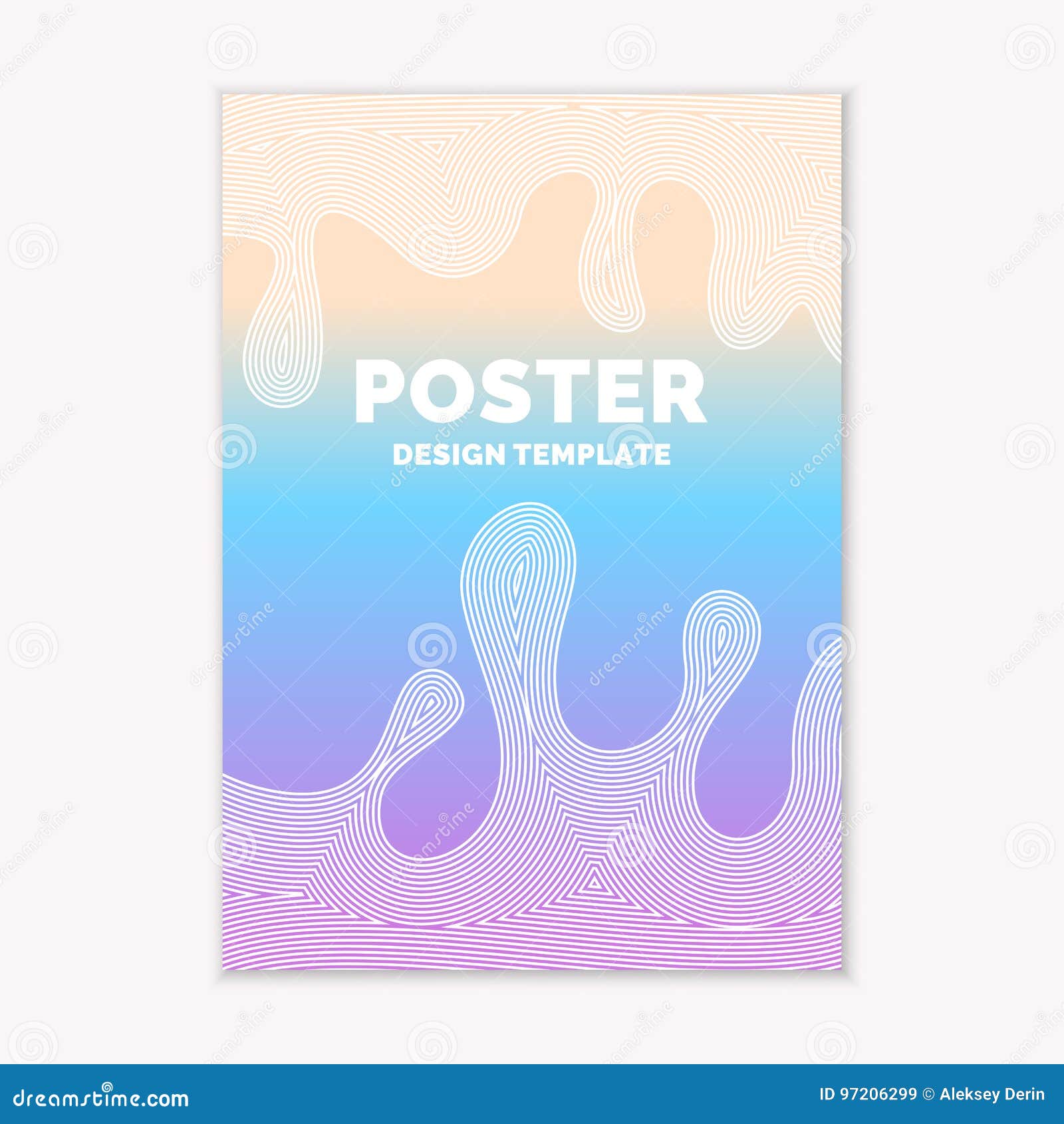 Template for a Magazine about Music, Modern Poster. Stock Vector ...