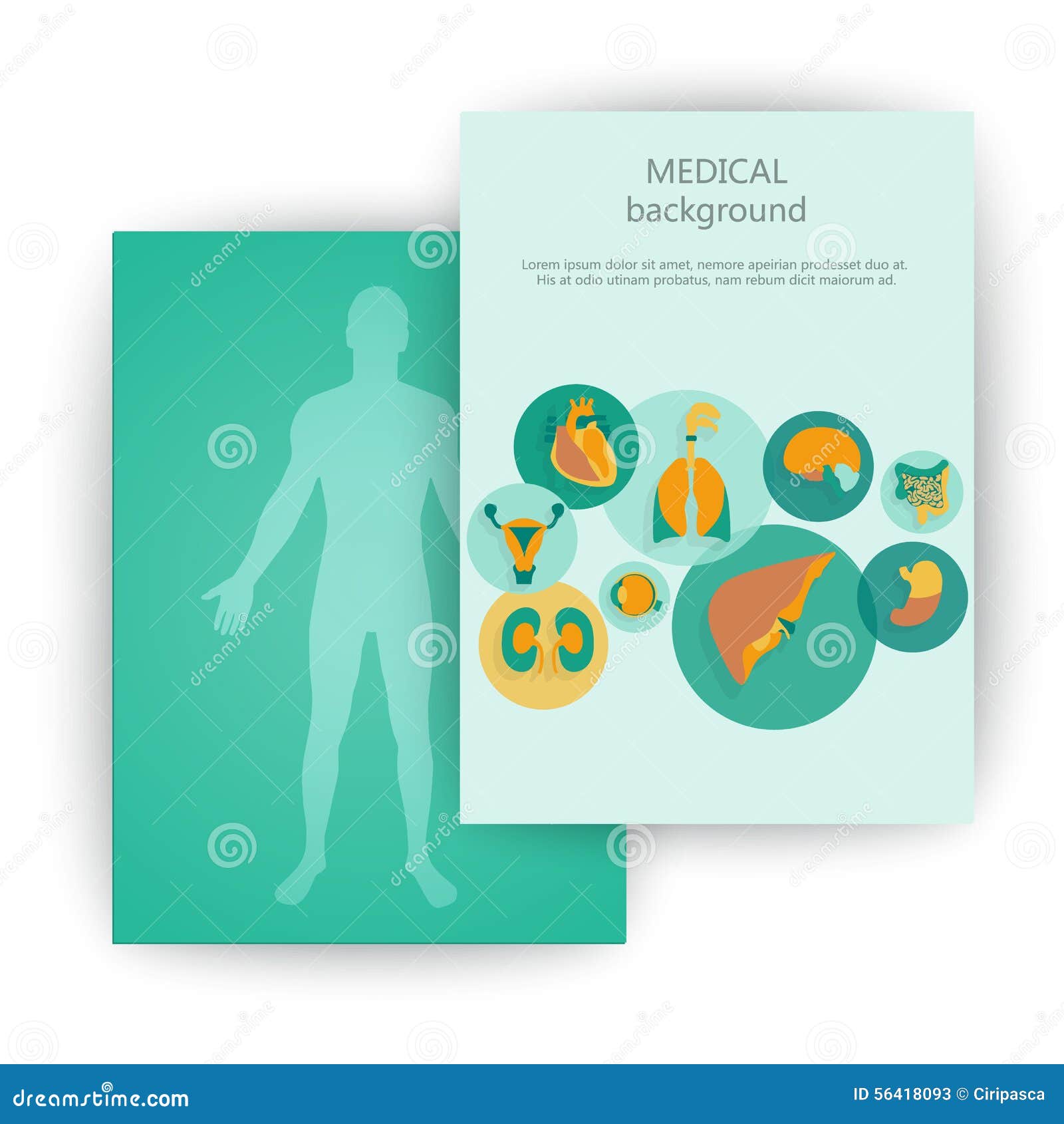 Template of Medical Background Stock Vector - Illustration of people ...