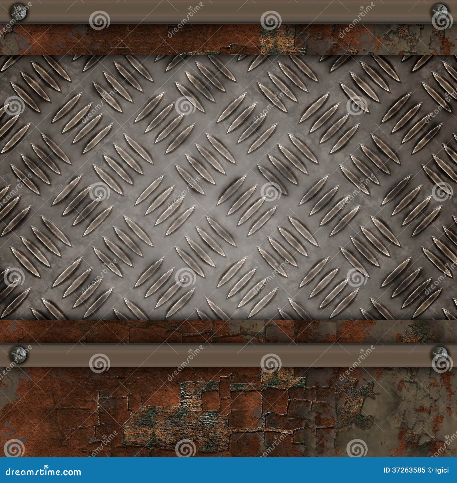 Template of Metal Plate stock image. Image of pattern - 37263585