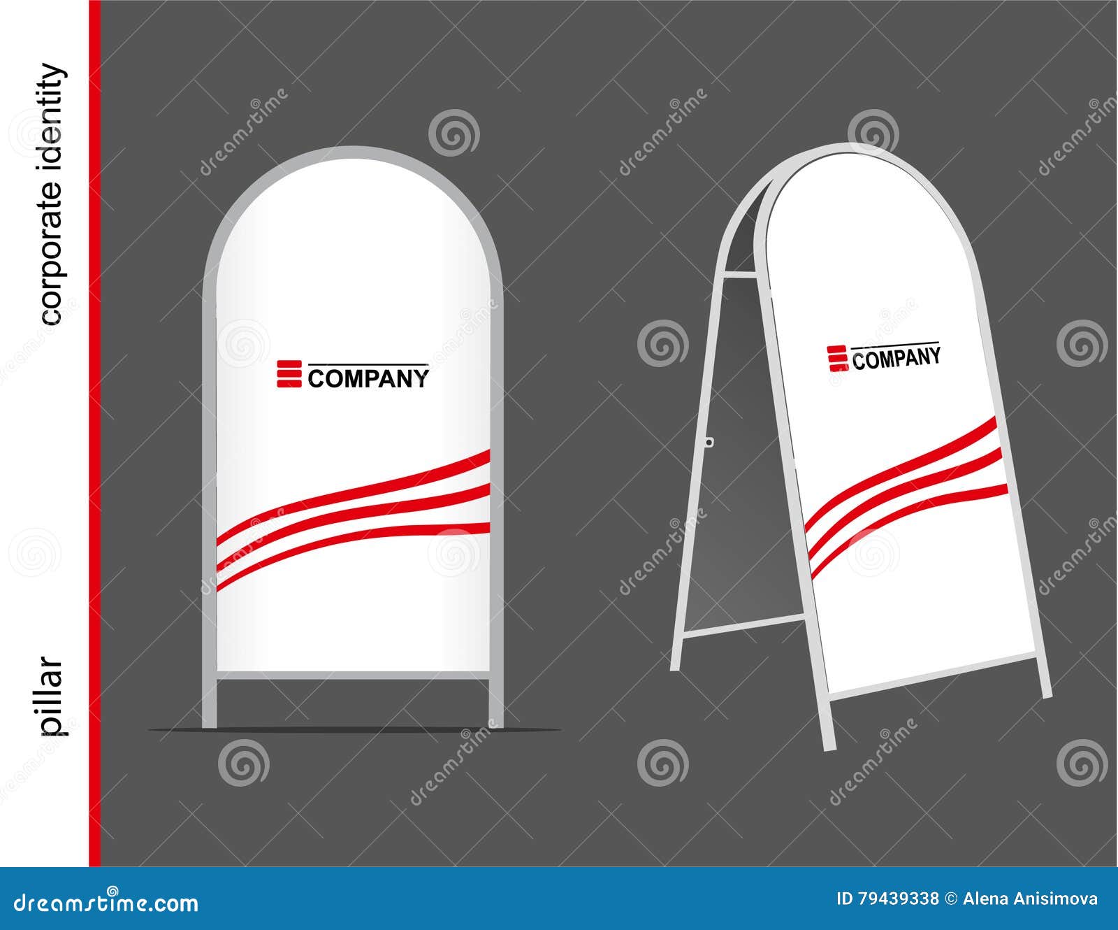 Template Mockup for Advertising and Corporate Identity. Advertising ...
