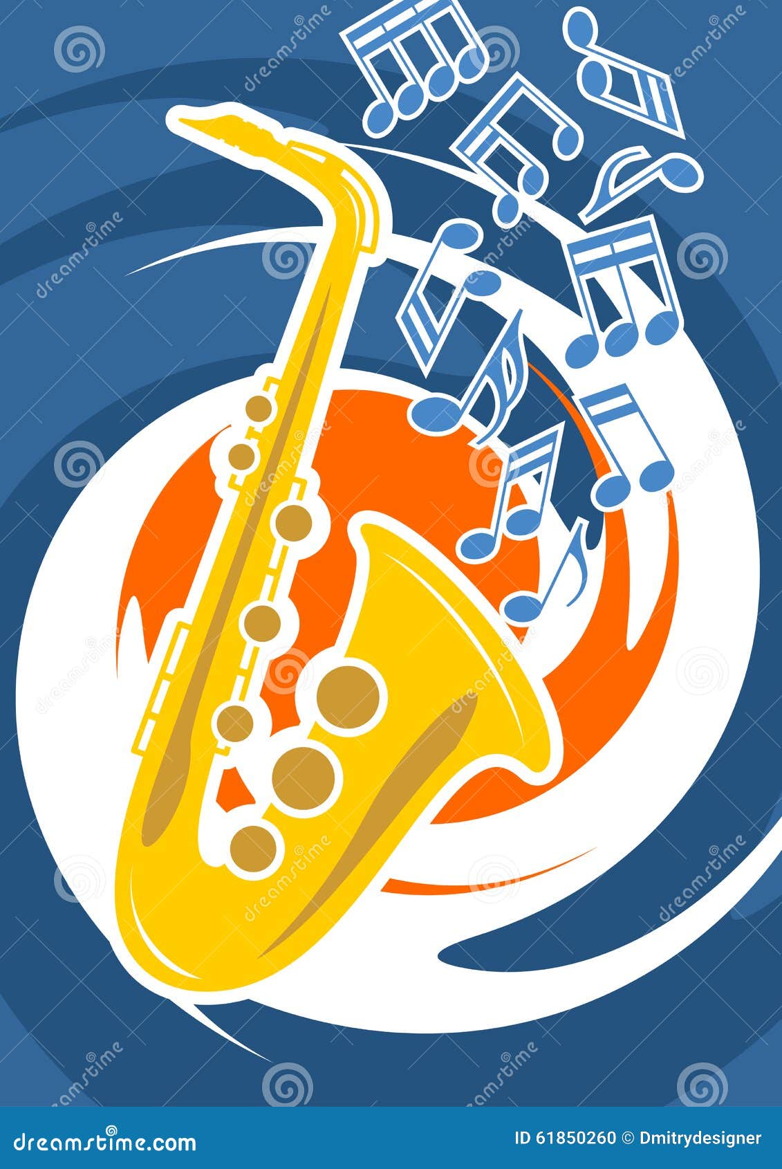 Music Posters Set With Wave Lines And Distortion. Cartoon Vector ...
