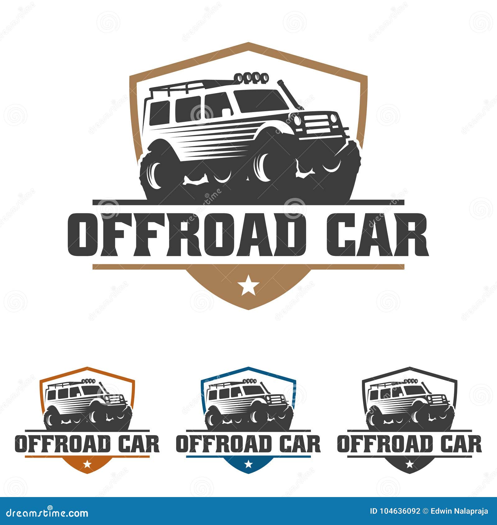 Off Road Car Logo, Offroad Logo, SUV Car Logo Template, Off-road Stock ...