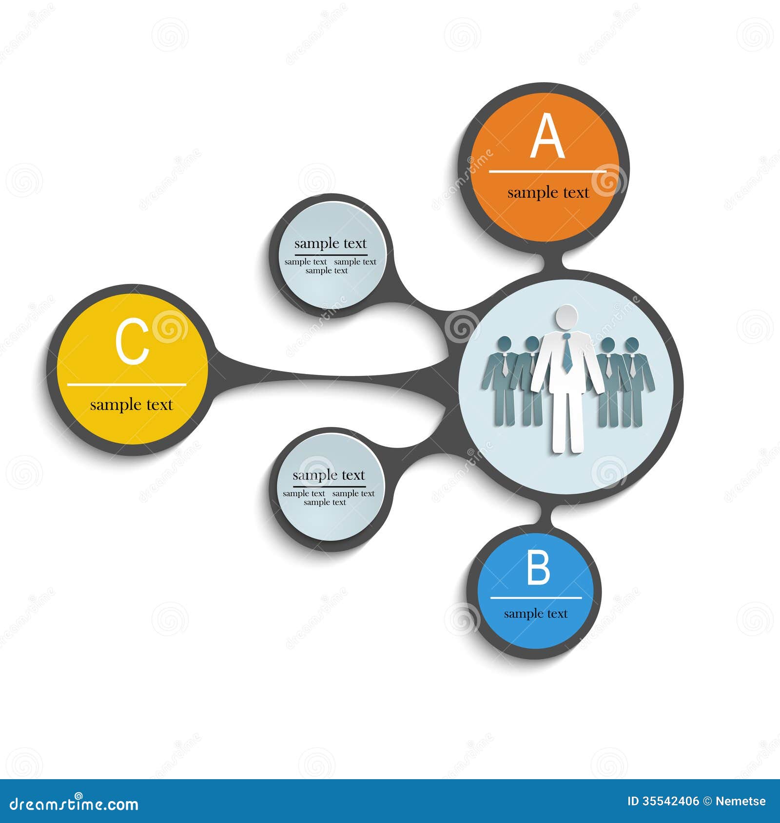 Template and people stock vector. Illustration of modern - 35542406